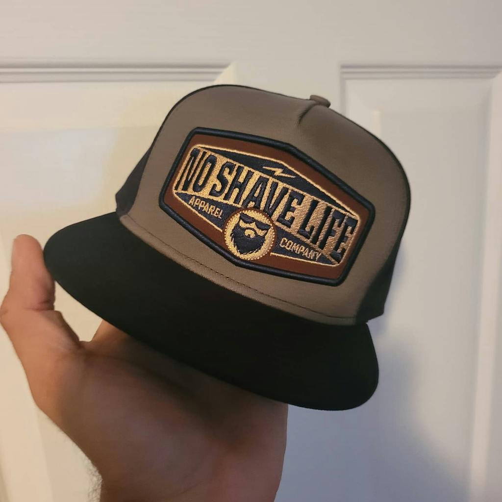 Bolt No Shave Life Snapback - Navy/Charcoal - No Shave Life