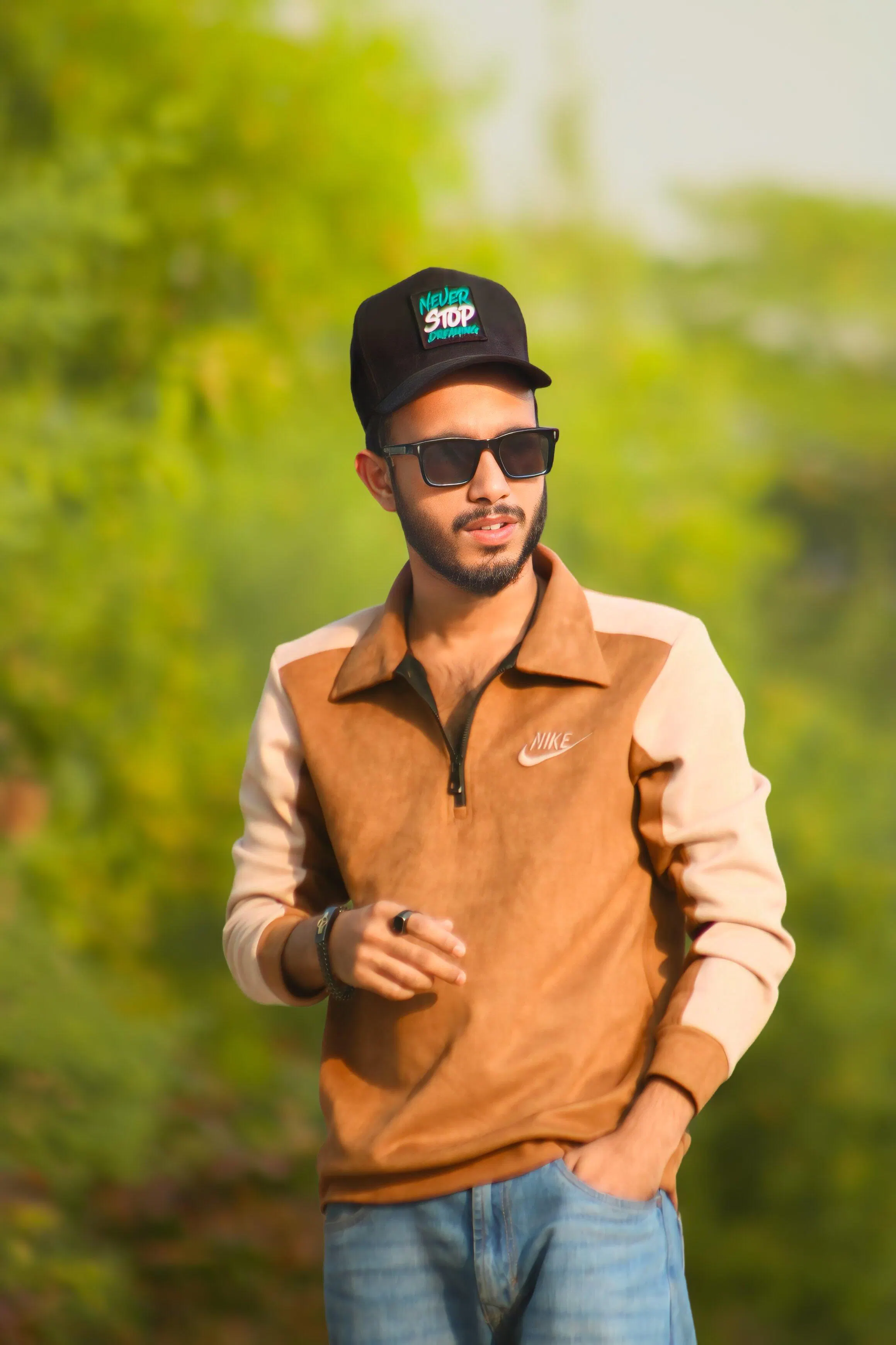 Never Stop Dreaming Black Suede Cap | Streetwear Hat – NOGOR SHILPO