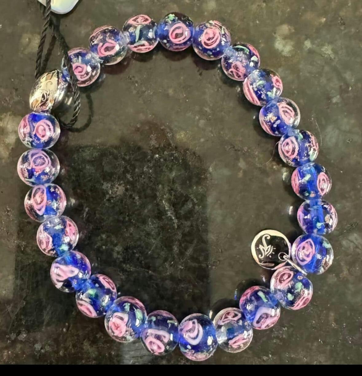 Topaz Garden | .925 Sterling Silver | Firefly Glass Garden Bracelet ...