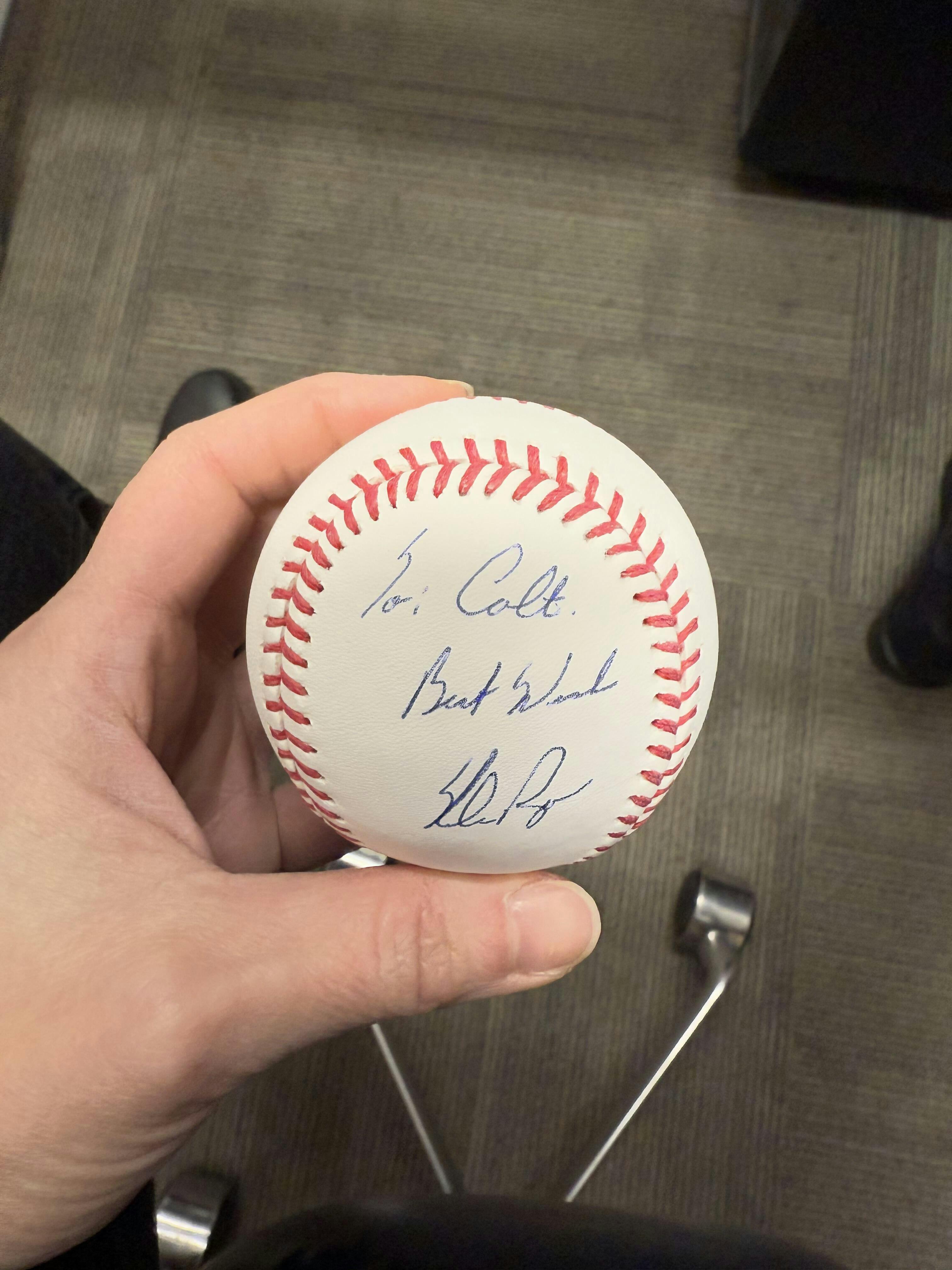 Autographed Major League Baseball – Nolan Ryan Foundation