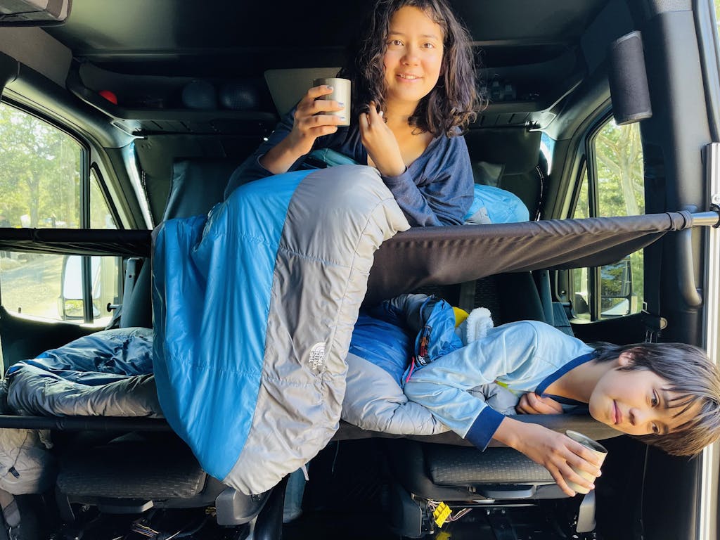 Cabbunk Camper Van Hammock Bunk Bed System for Kids (Single)