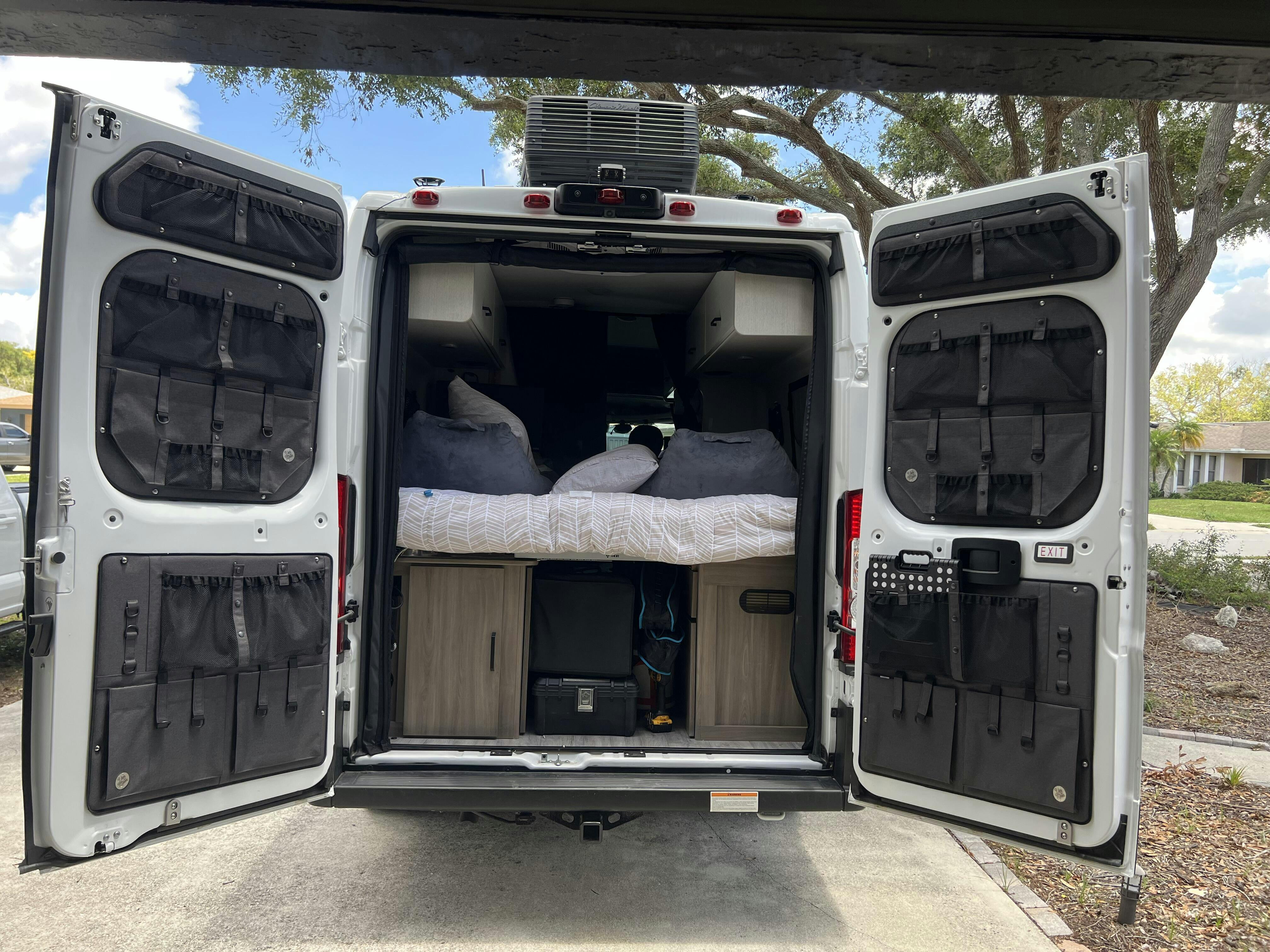 Van der Moon Rear Door Organizer for Ram Promaster Vans