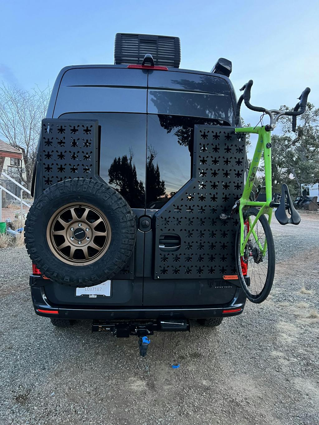 Flarespace nVader Rack Rear Door Cargo Rack for 2019+ Mercedes Sprinter ...