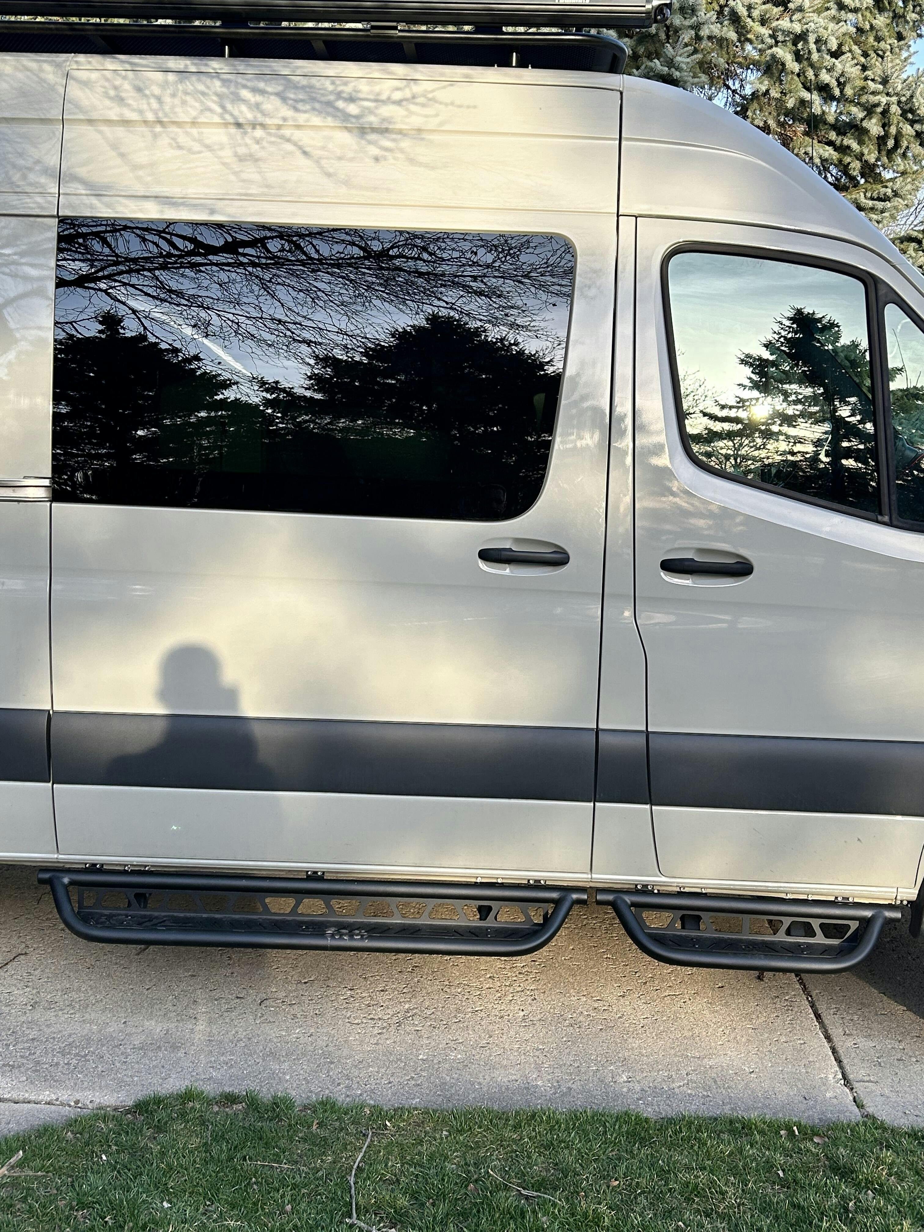 Tec Vanlife Drop-Down Running Boards for Mercedes Sprinter Vans