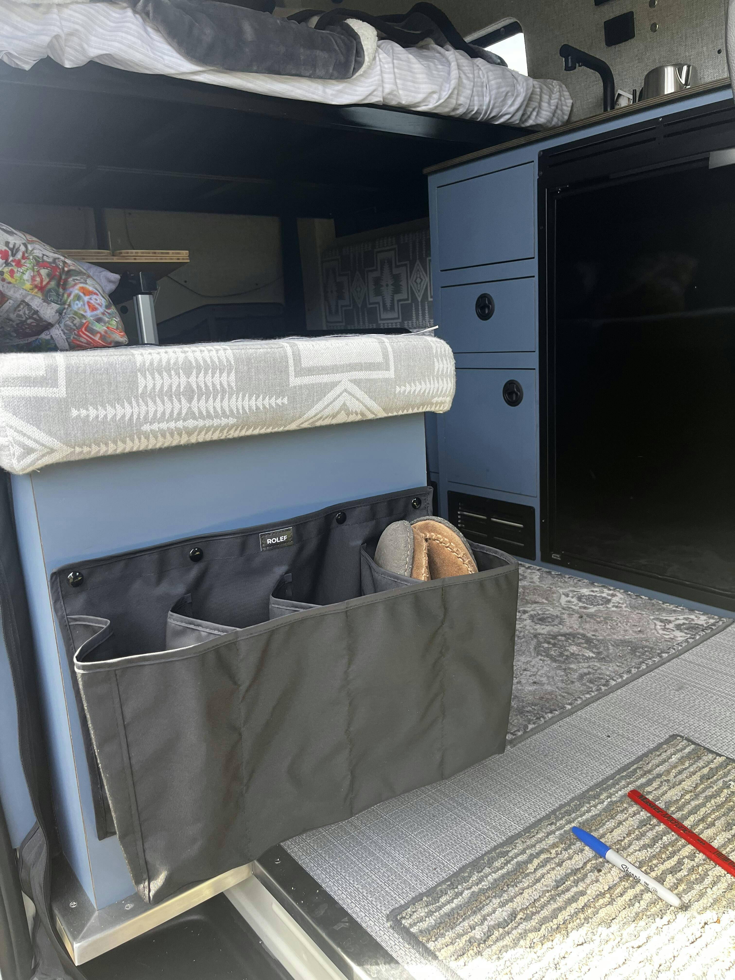 ROLEF 10-inch Camper Van Shoe Storage Solution