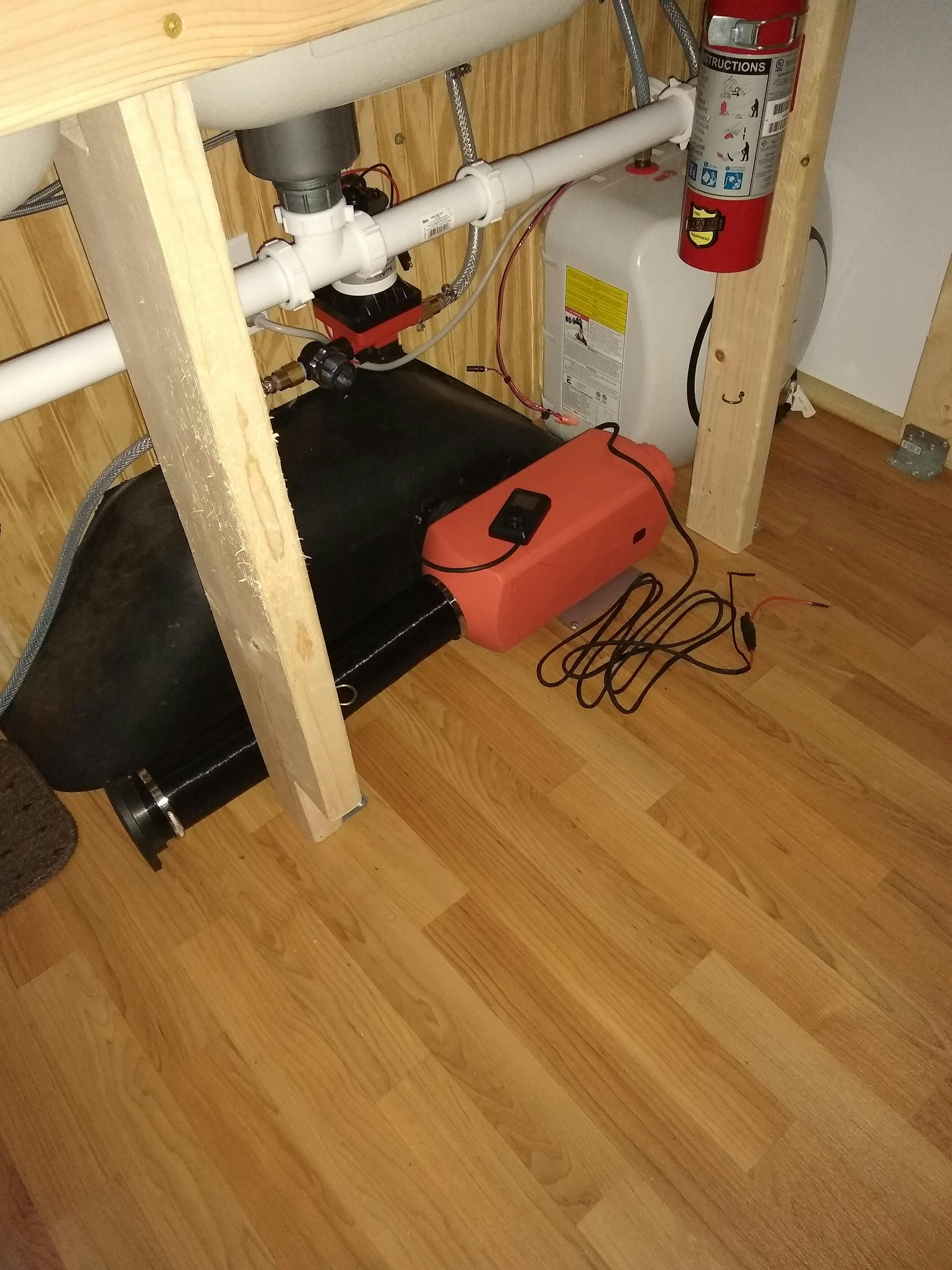 VELIT 4000P 12V 14,000 BTU Camper Van Gas Air Heater