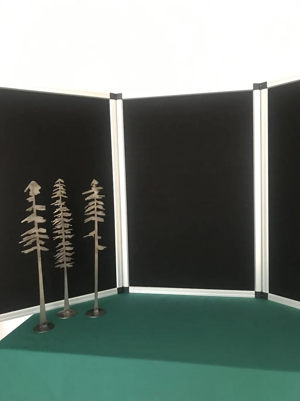 3-Pack Standing Steel Pine Trees – Northern Forge, LLC