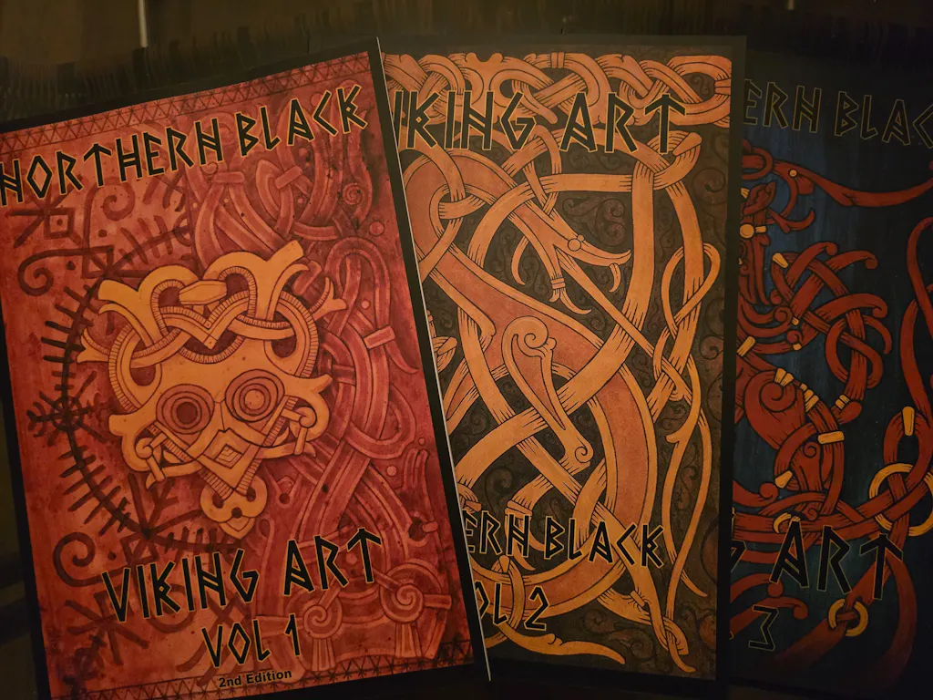 VIKING ART VOL. 1 - NORDIC ART & TATTOO BOOKŠ – NorthernBlack