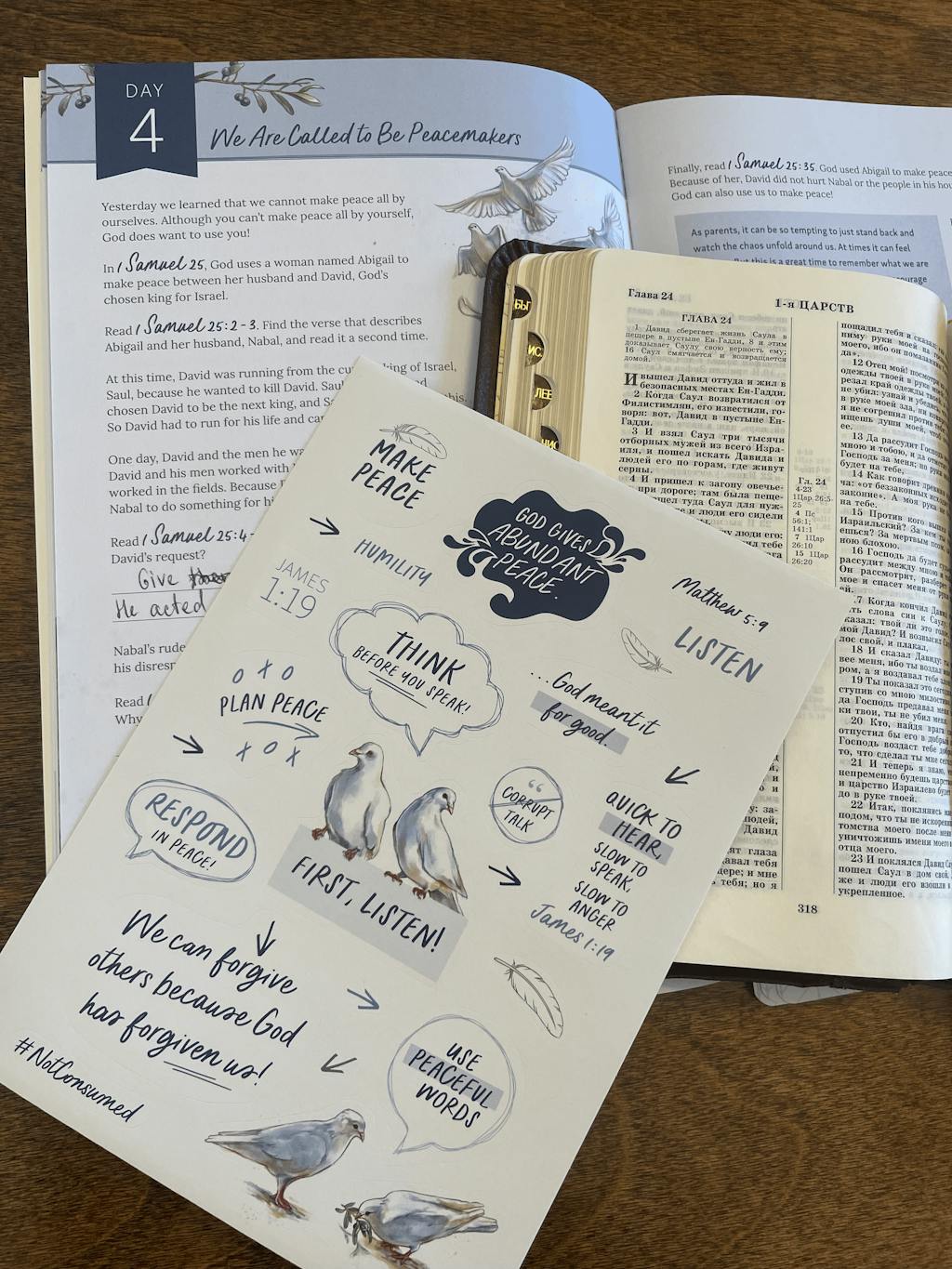 Bible Study on Peace | Making Peace in Conflict | Not Consumed