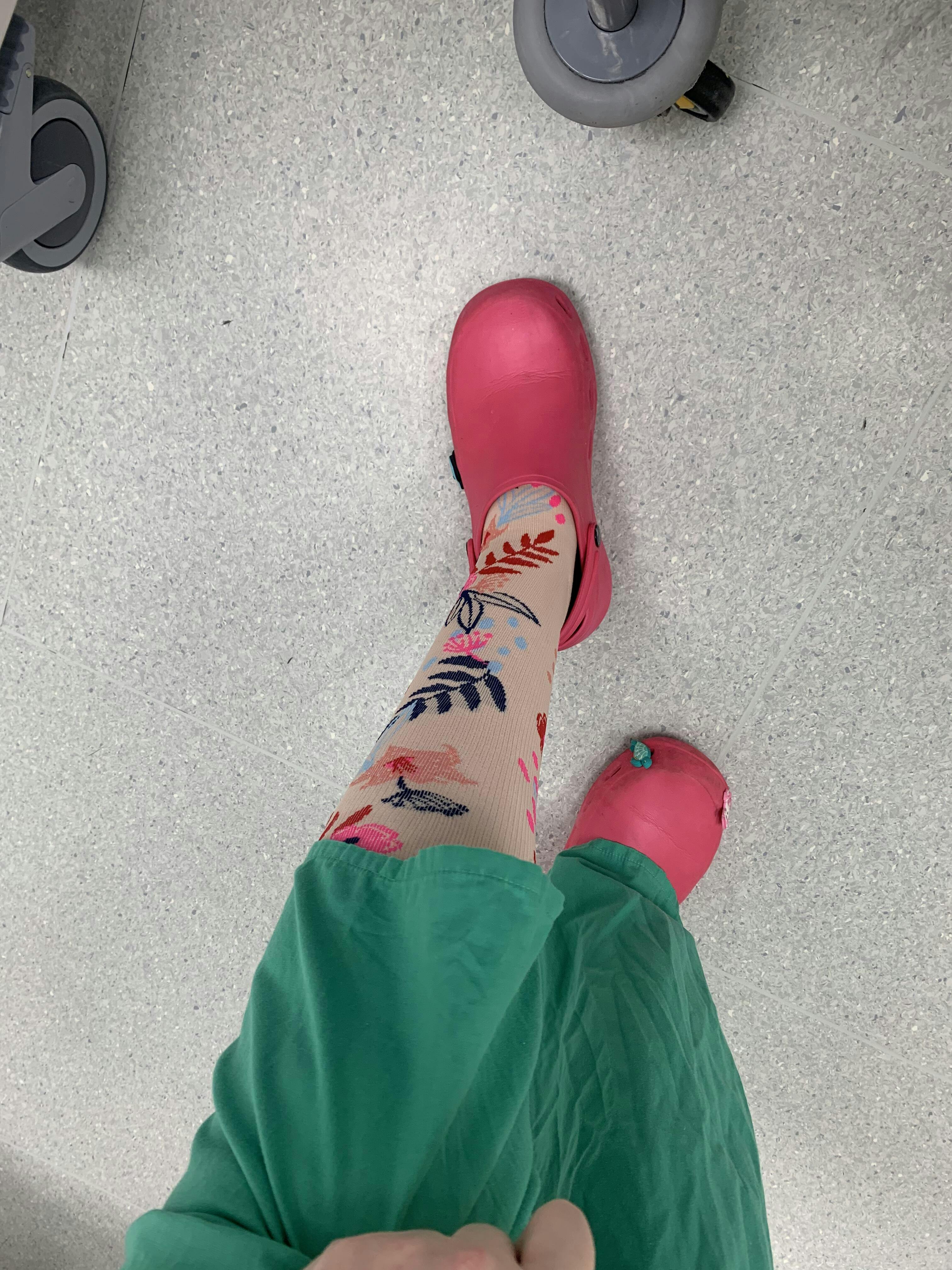 Floral Compression Socks - Not Your Grandma's