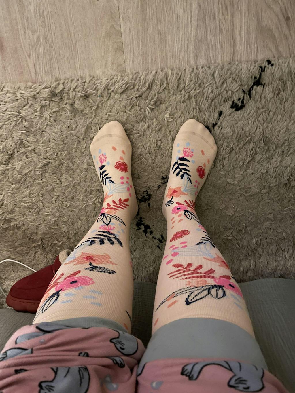 Floral Compression Socks - Not Your Grandma's