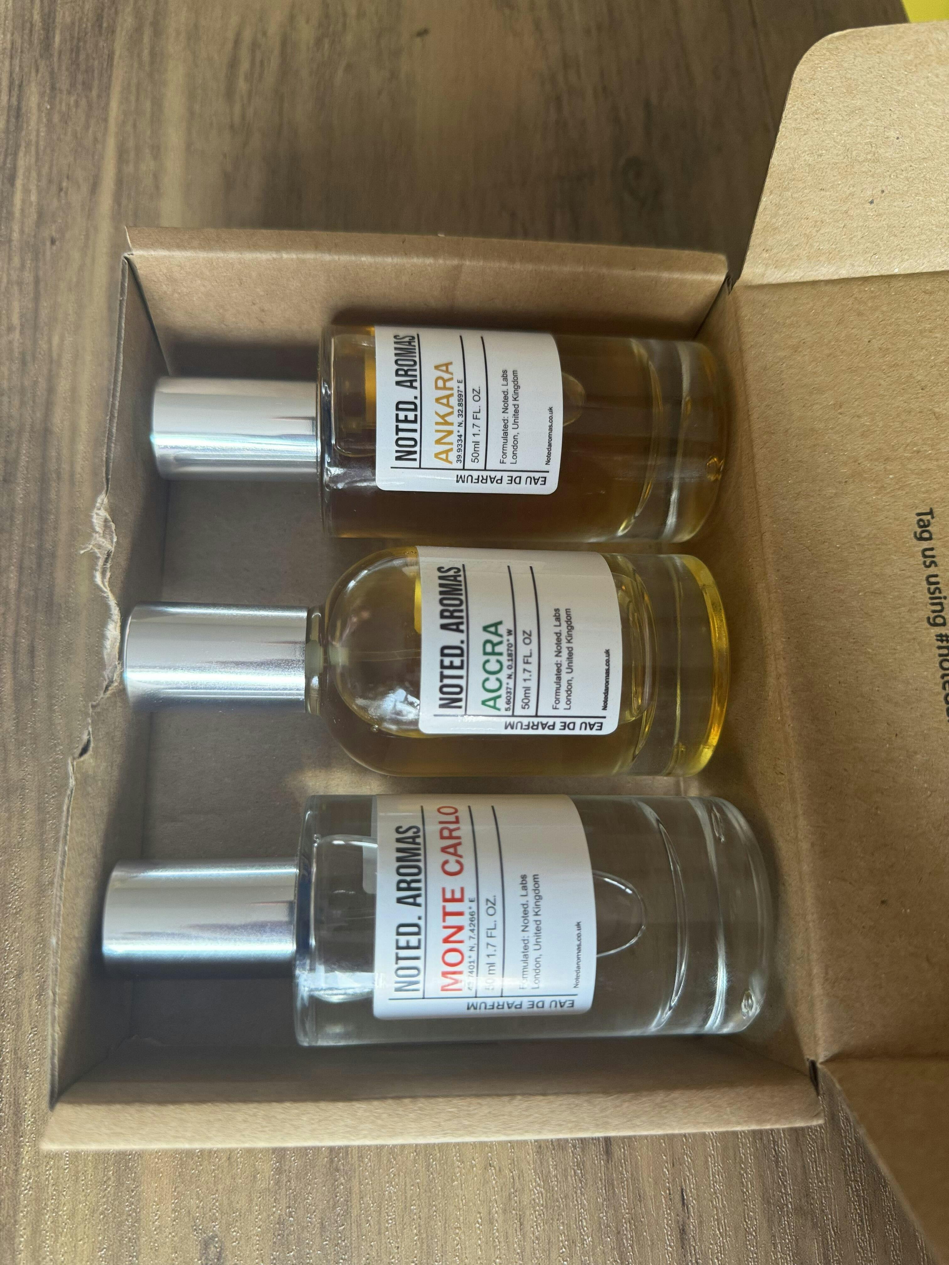 100ml x3 Bundle Male & Female – Noted Aromas