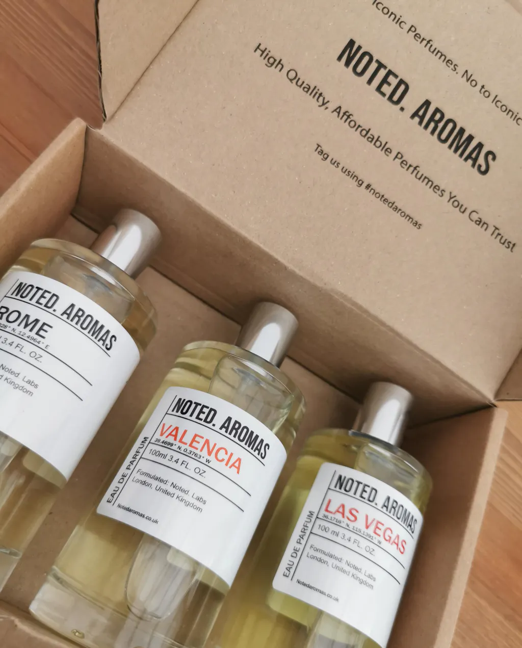 100ml x3 Bundle Male & Female – Noted Aromas