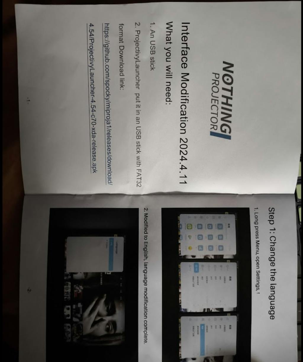 Xming V1 Ultra 4K Smart home theater projector - Nothingprojector