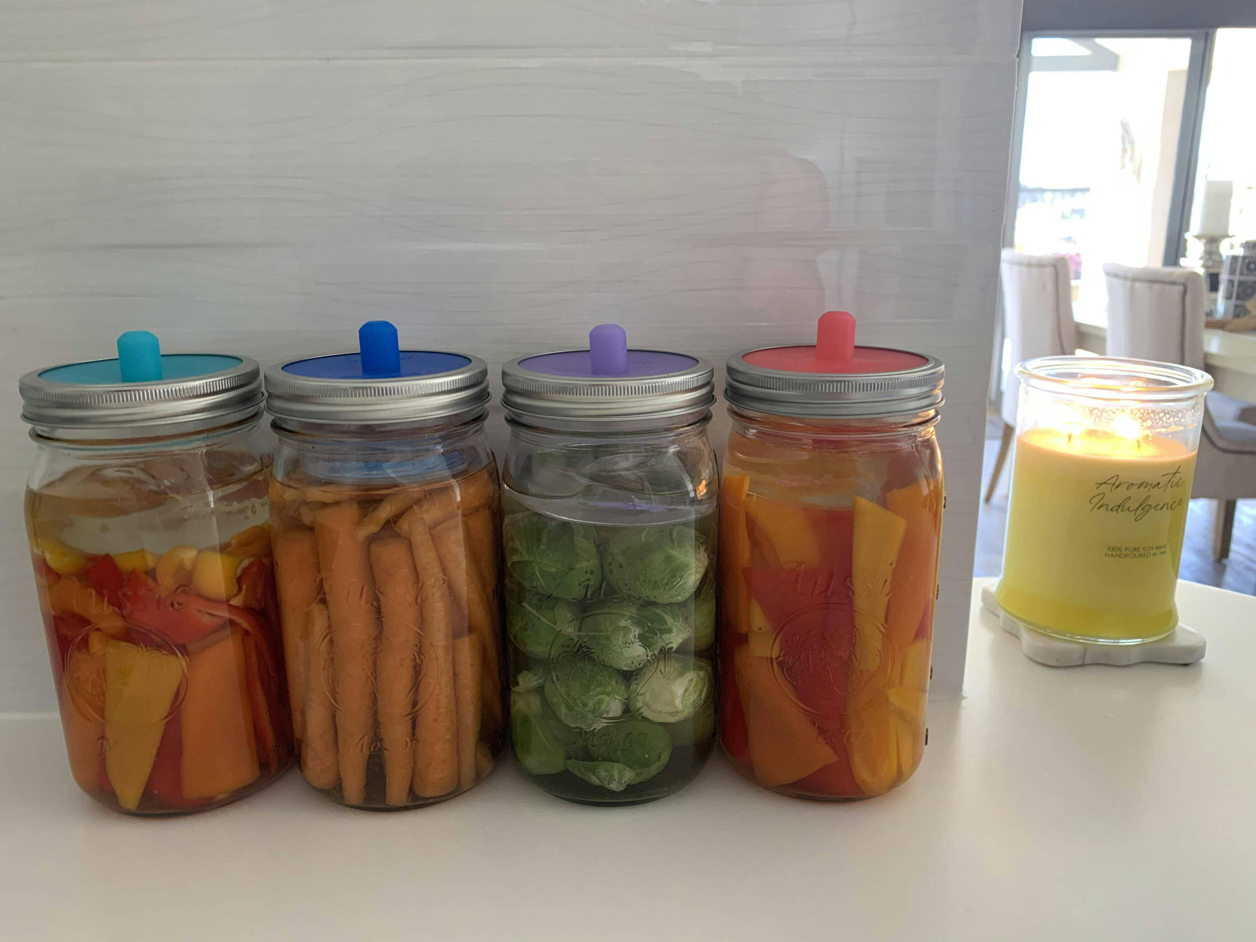 Masontops Pickle Pipe Mega Fermentation Kit (Wide Mouth) - Nourishme ...