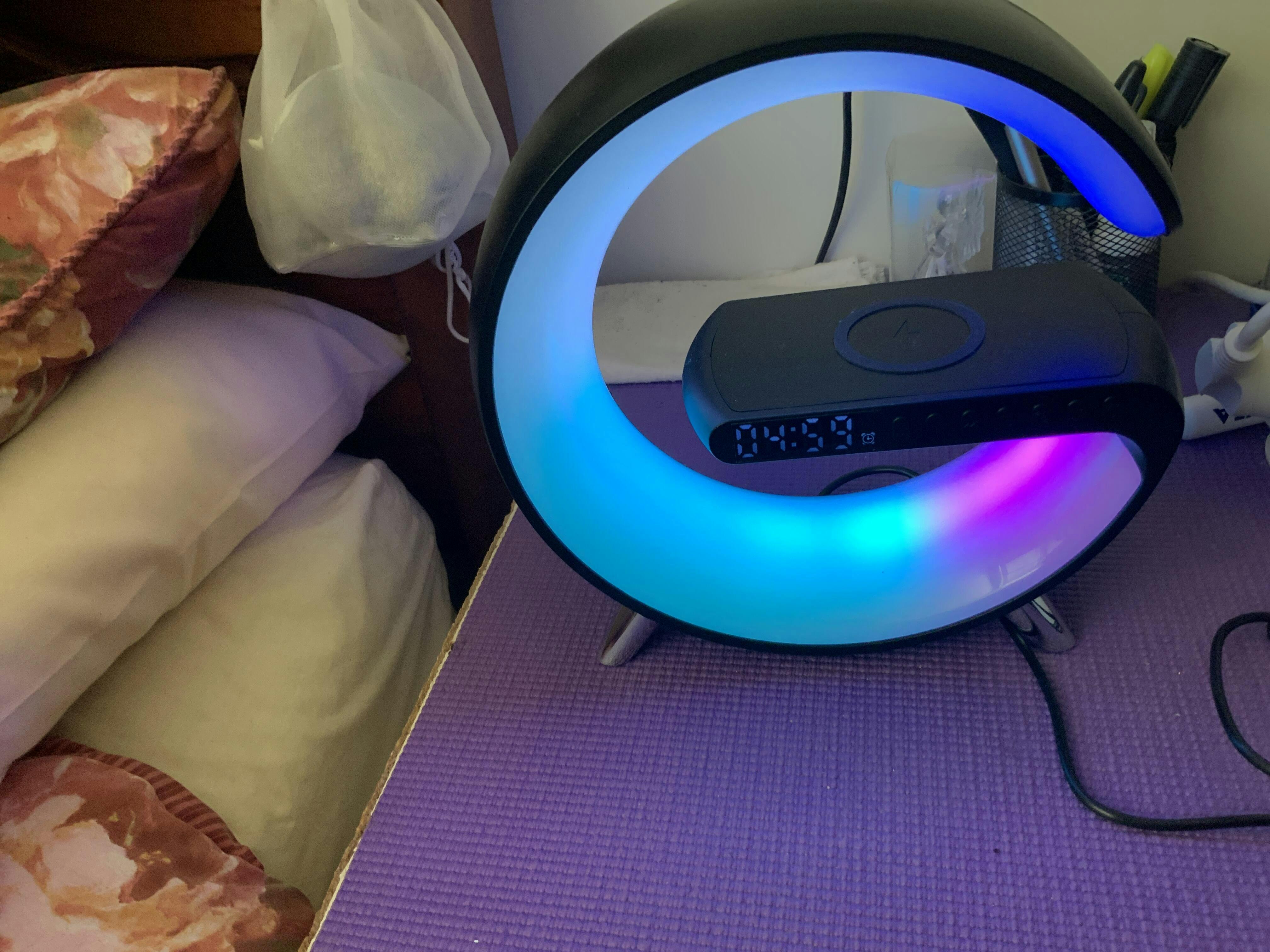 Smart LED Wireless Charging Alarm Clock - Nova Lights