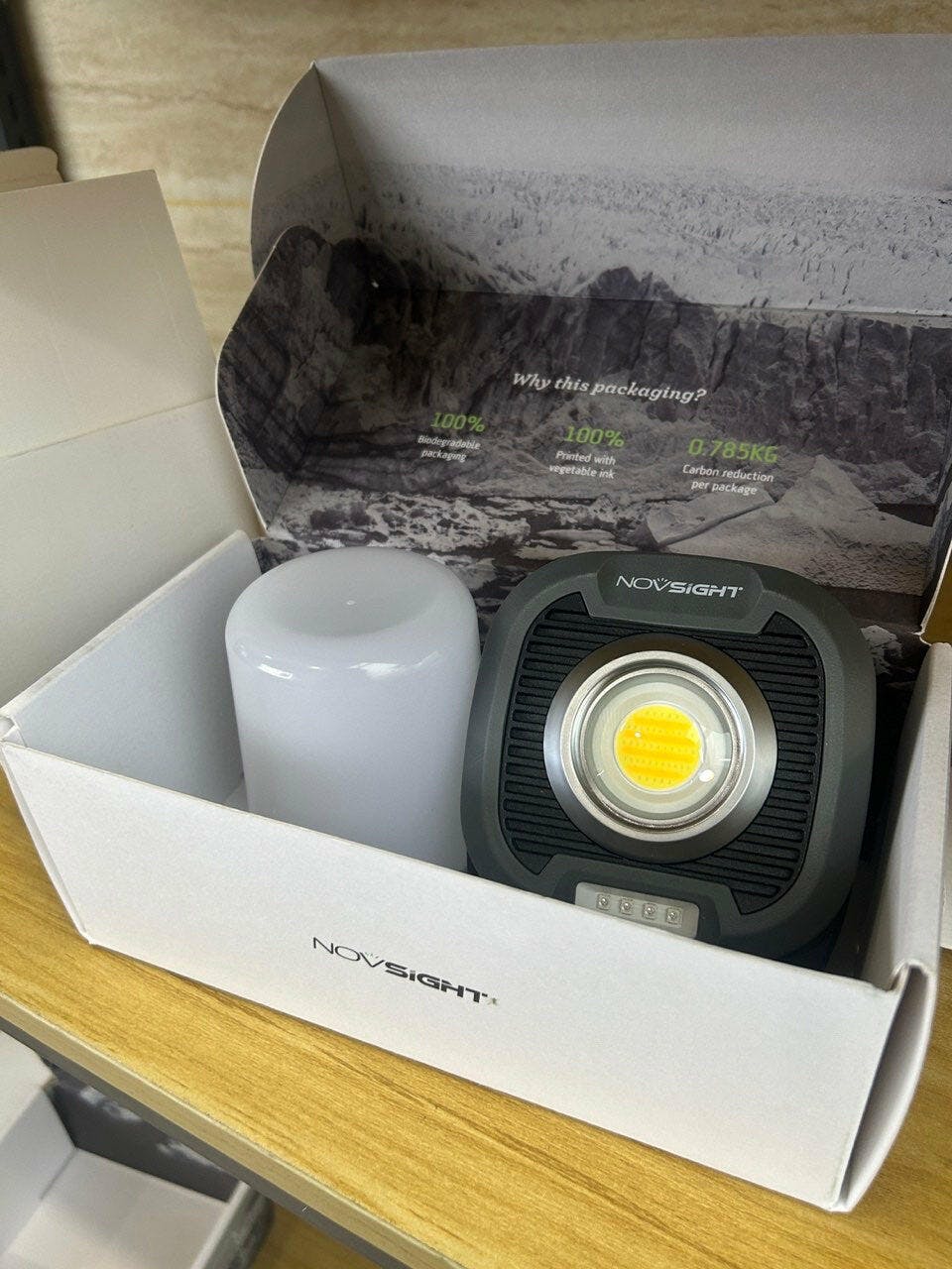 ‎Square LED Camping Work Light Kit