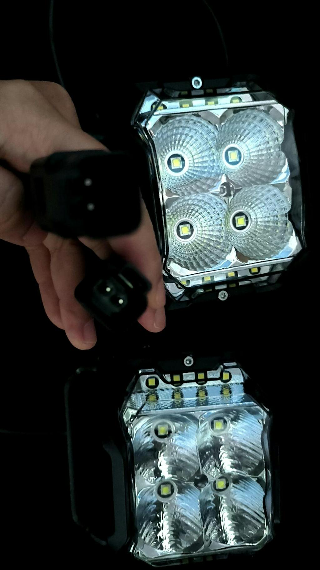 Rock Series | 4-inch LED Pod Flood Lights with Side Lights