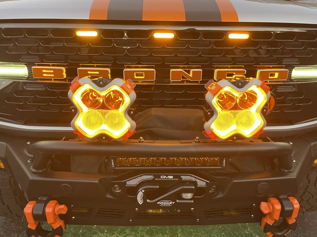 NOVSIGHT HALO Series 6‘‘ LED Pods with DRL 60W Spot beam and Mix Beam ...