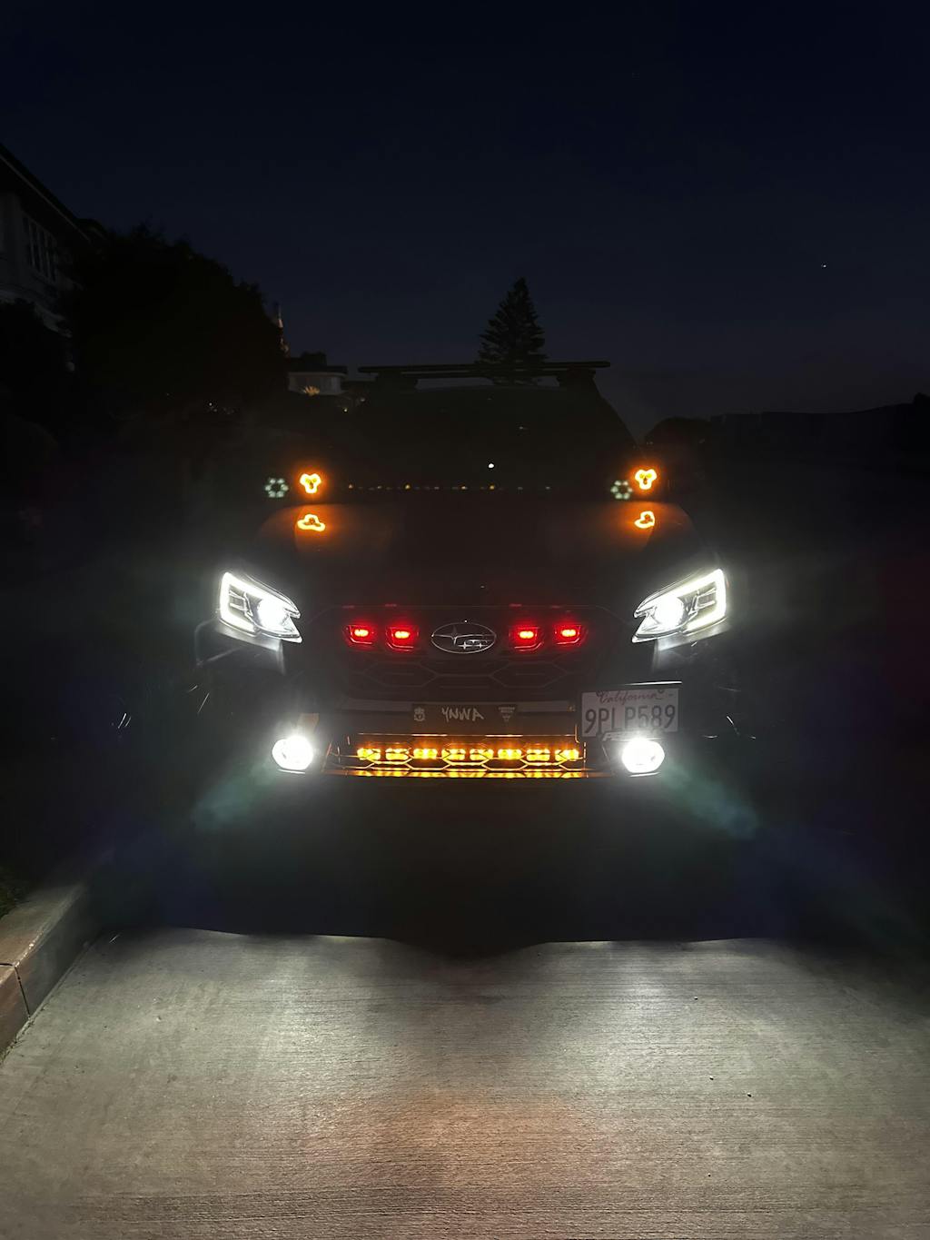 NOVSIGHT HALO Series 3.5‘‘ LED Pods with DRL 48W Twin Light Kit