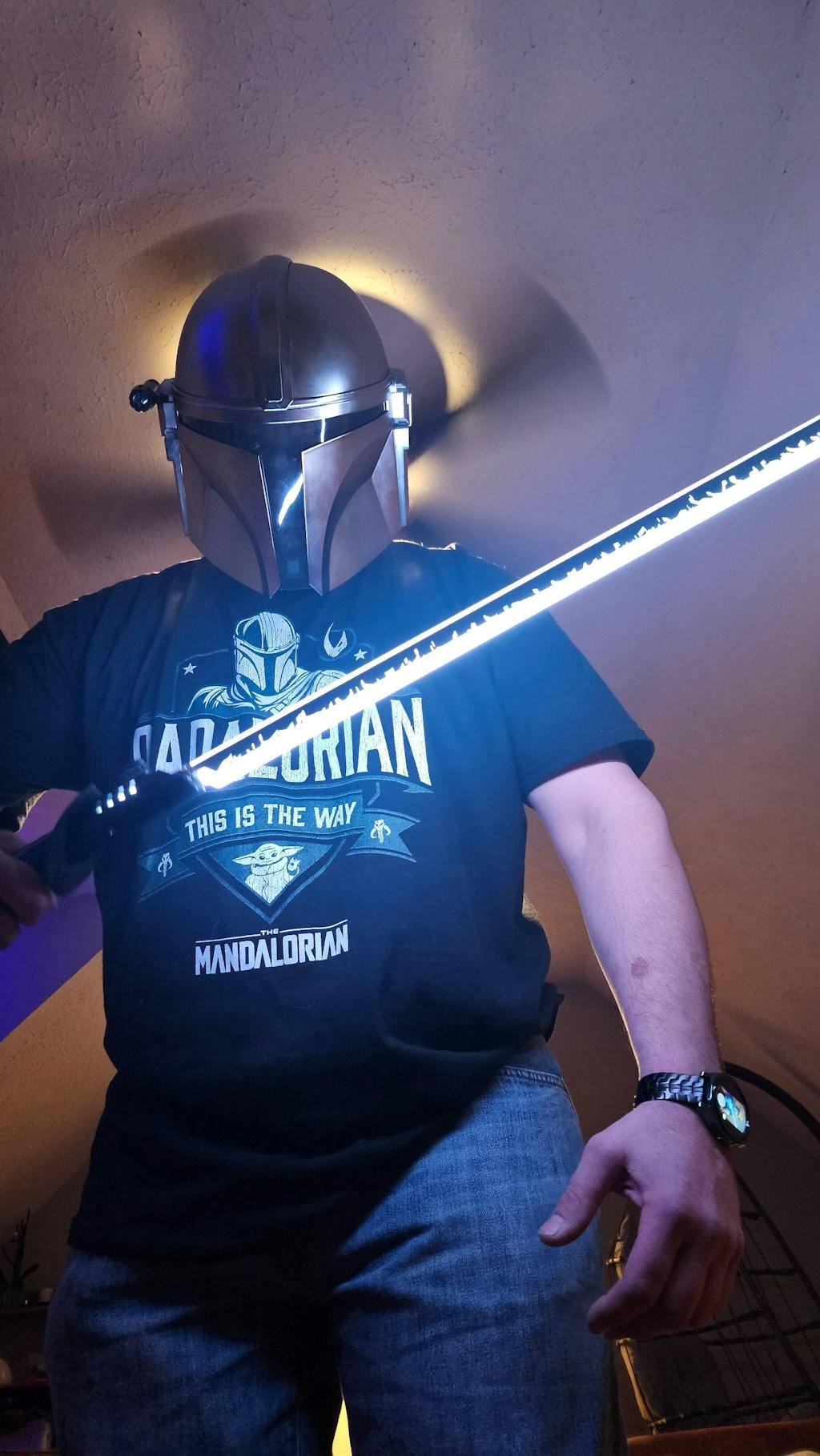 Mando Darksaber Neopixel - Mandalorian Brotherhood | Nsabers