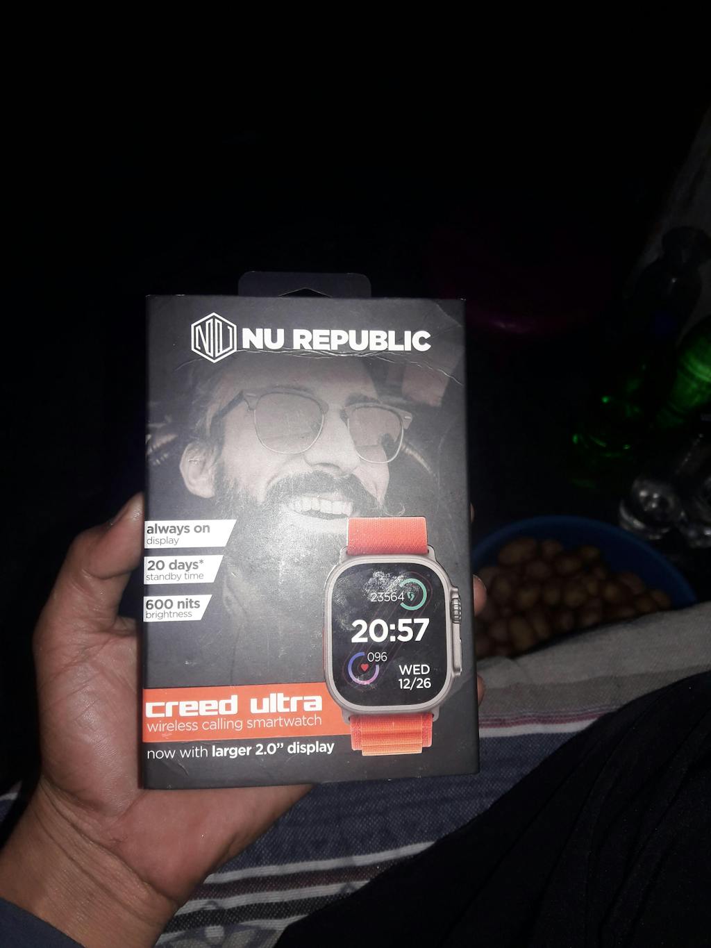 Nu Republic Creed Ultra Smartwatch with 2.0" HD IPS Display, BT Calling ...