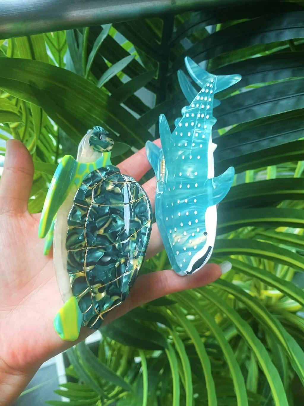 Jumbo Whale Shark Hair Claw Ocean Series Hair Claw丨NueShiny