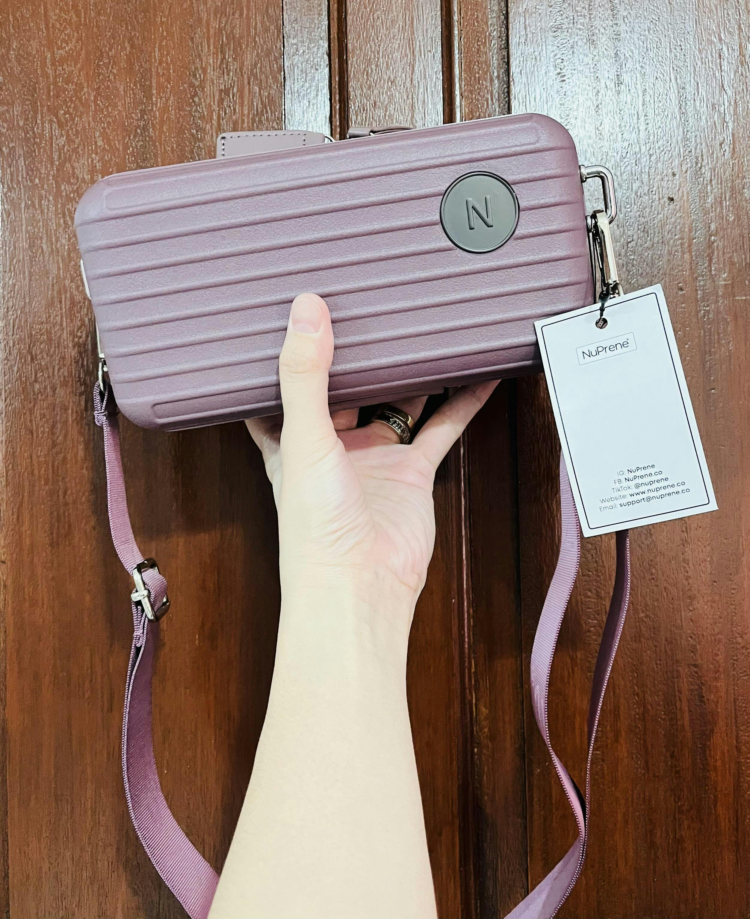 Lucca Mini Travel Bag in Black | NuPrene Philippines – NuPrene.co