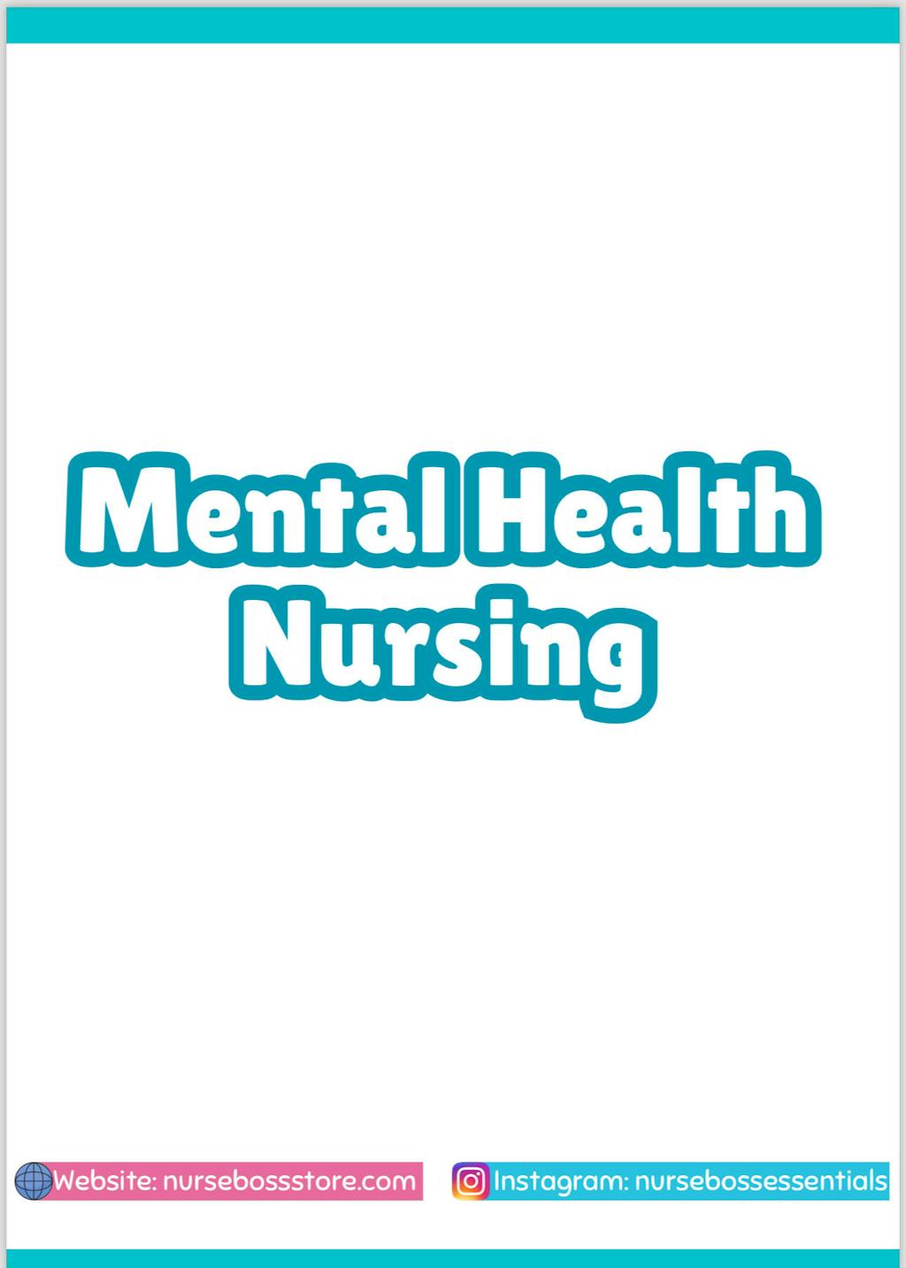 NURSING MEGA BUNDLE-GET ALL NOTES(Digital-PDF Files) – nursebossstore