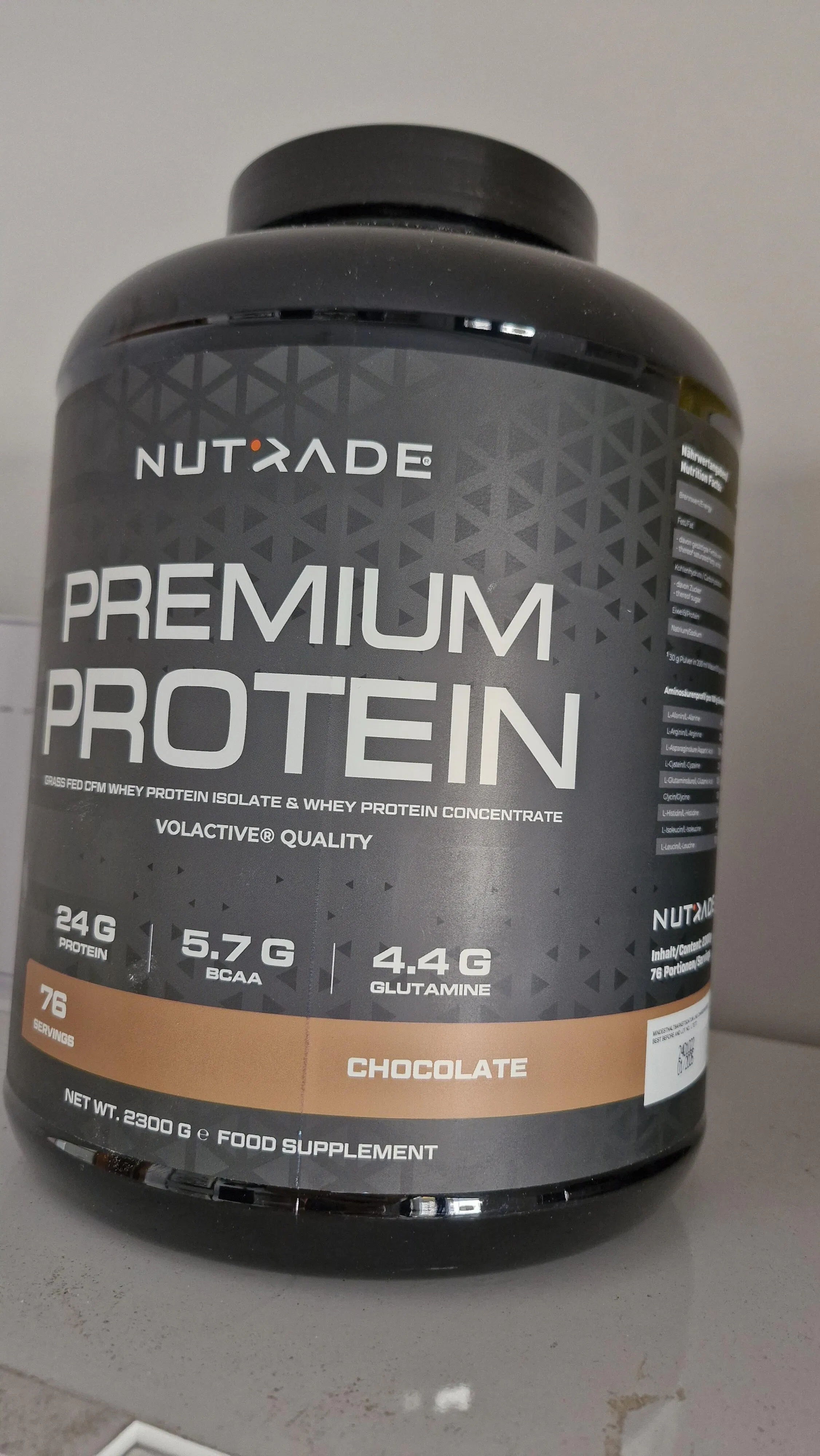 Nutrade Premium Protein 2.3 kg - Volac Hammadde Kalitesiyle!
