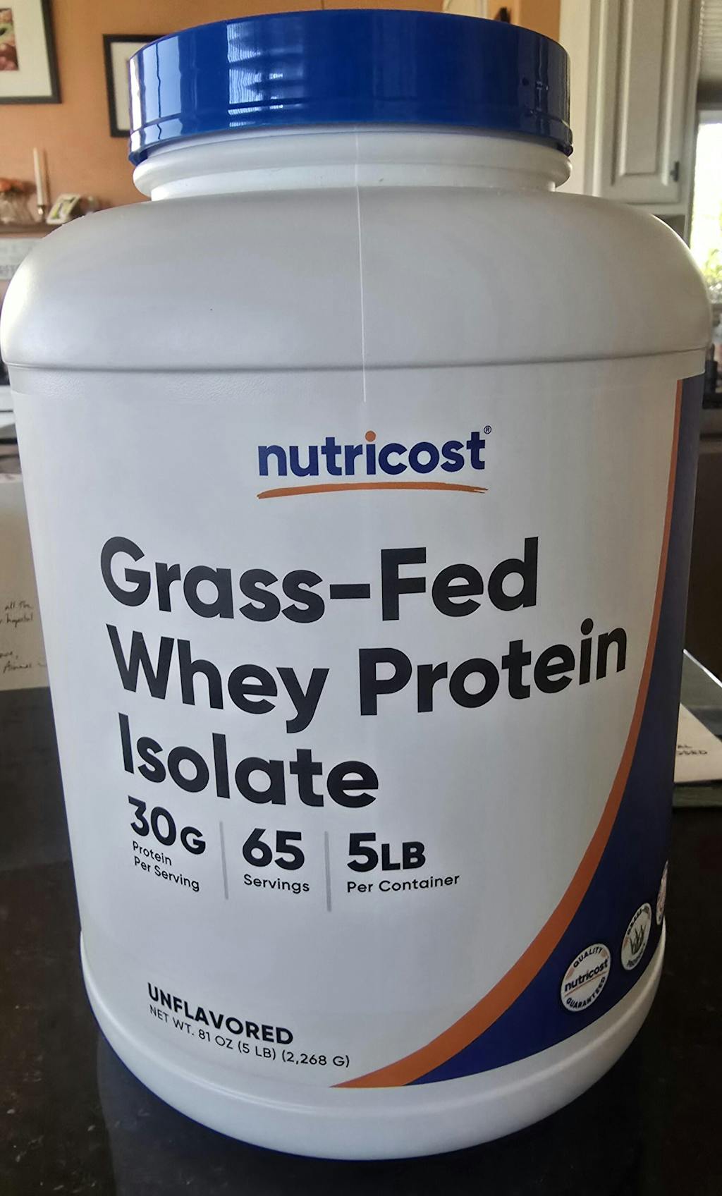 Nutricost Grass-Fed Whey Protein Isolate