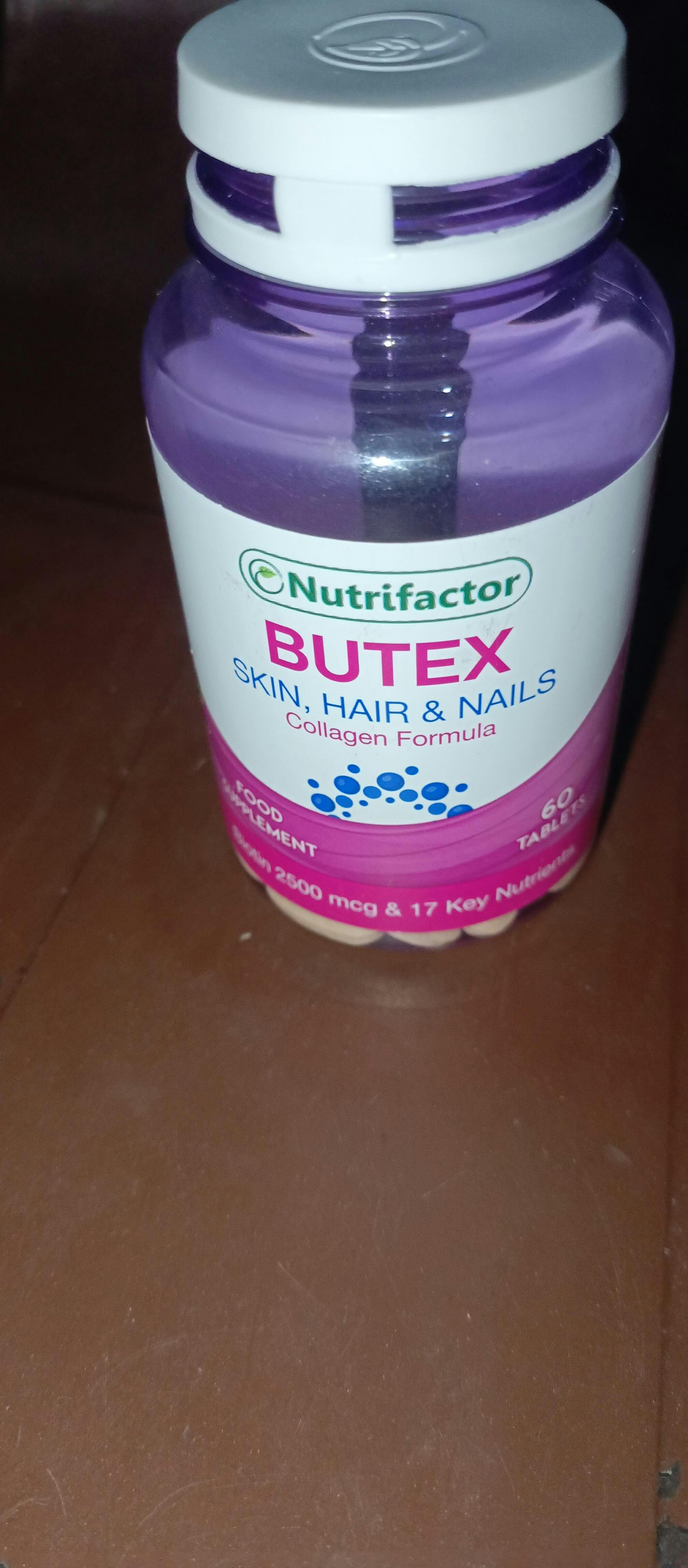 Nutrifactor Butex | Collagen formula, with Biotin and 17 other key ...