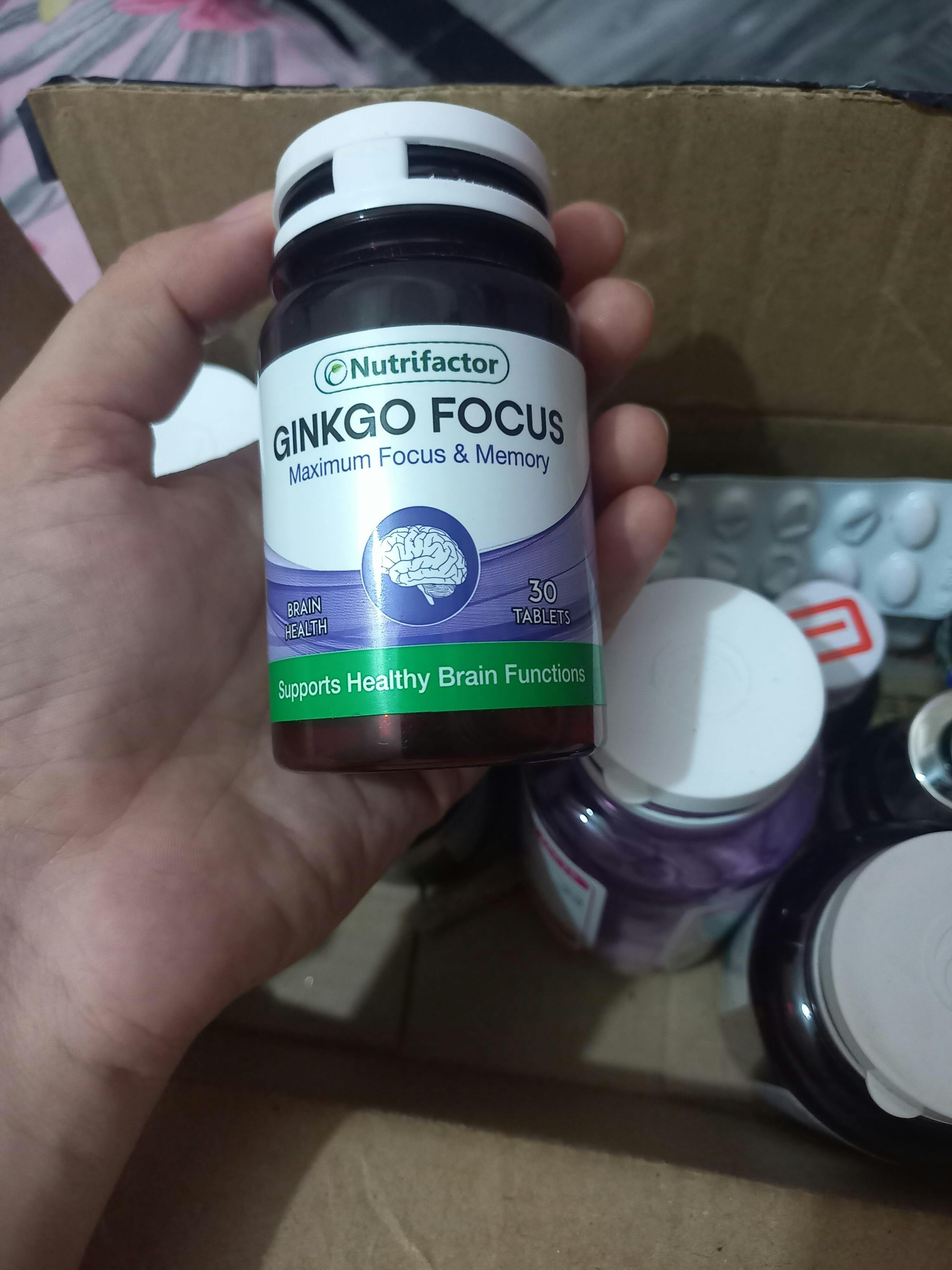Nutrifactor | Ginkgo Focus helps improve Brain Function