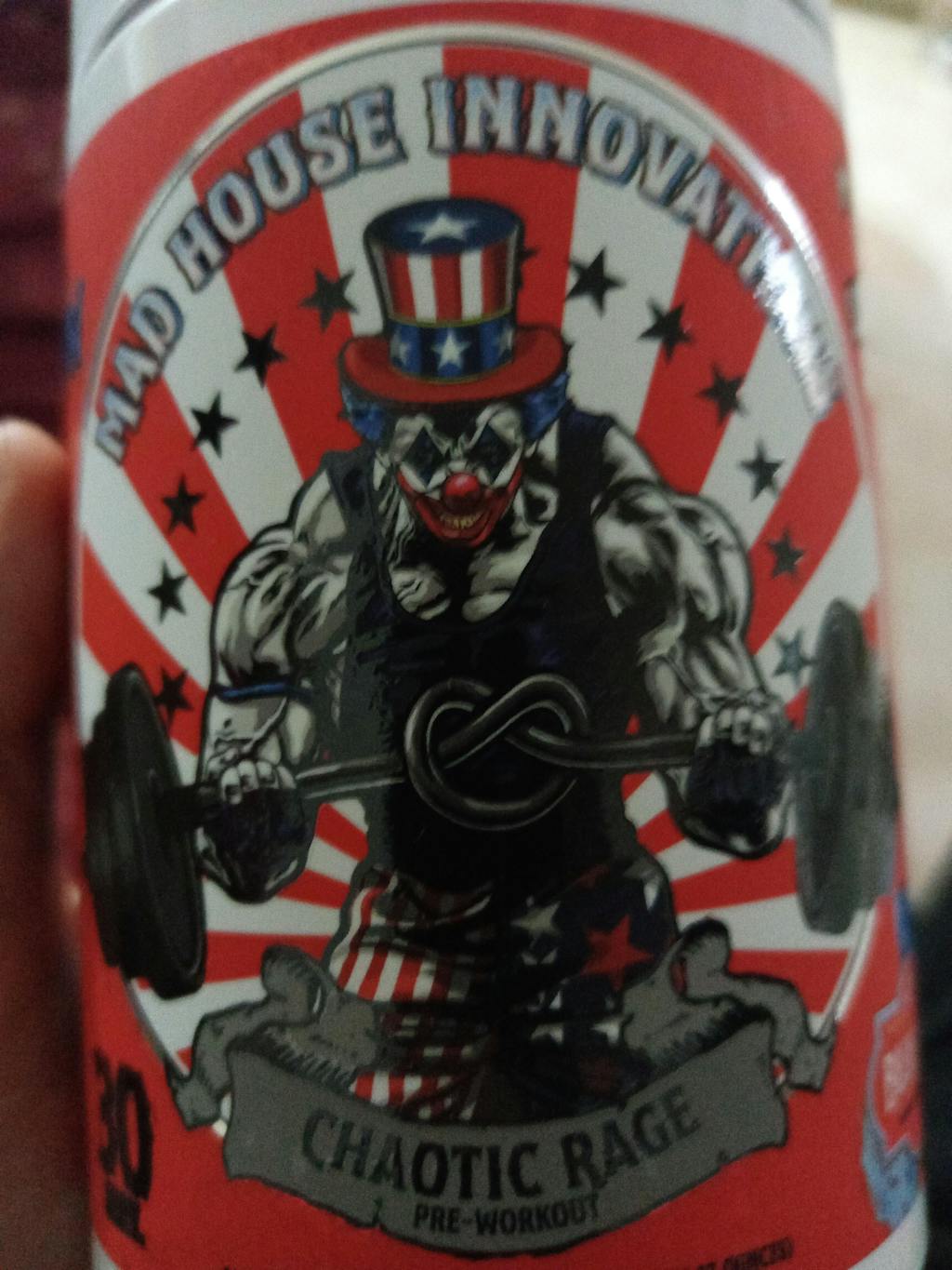 Chaotic Rage Pre Workout | Madhouse Supplements – Nutrition Cartel