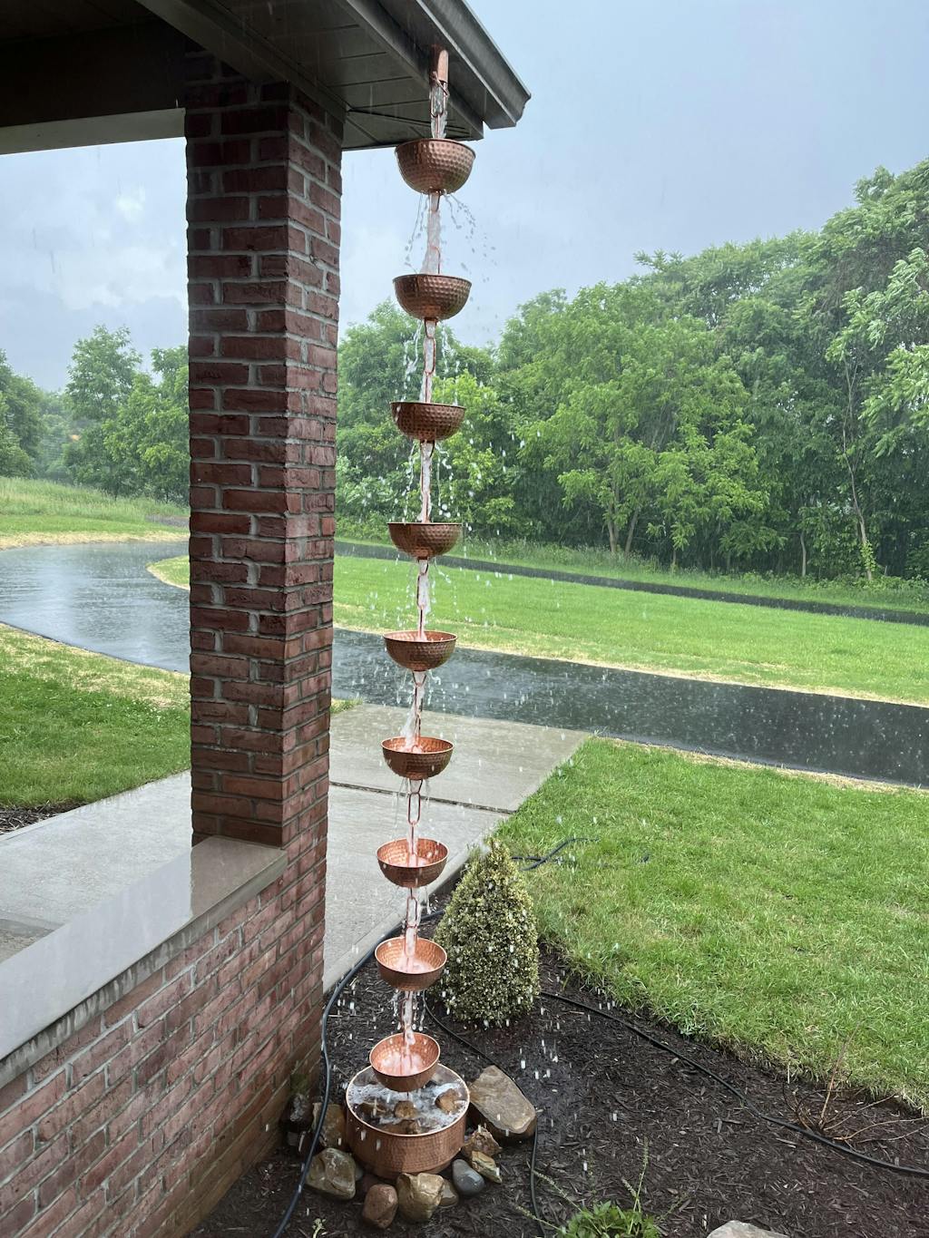 Singing Bowls™ Copper Rain Chain | Pure Copper Rain Chain - Free Shipping
