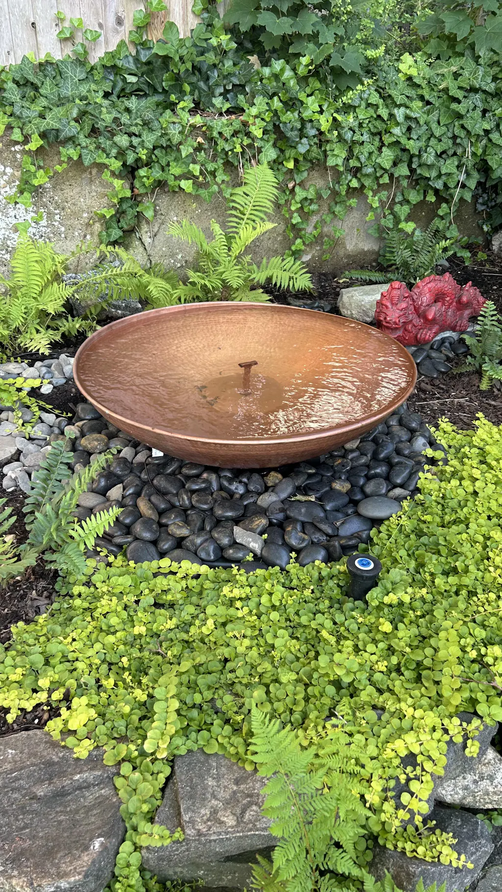 Hand Hammered Copper Basin | Rain Chain Accessory – Free Shipping
