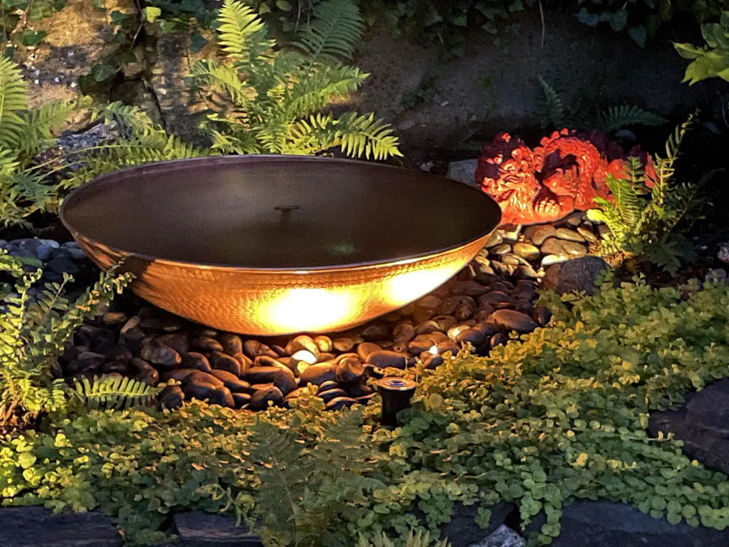Hand Hammered Copper Basin | Rain Chain Accessory – Free Shipping