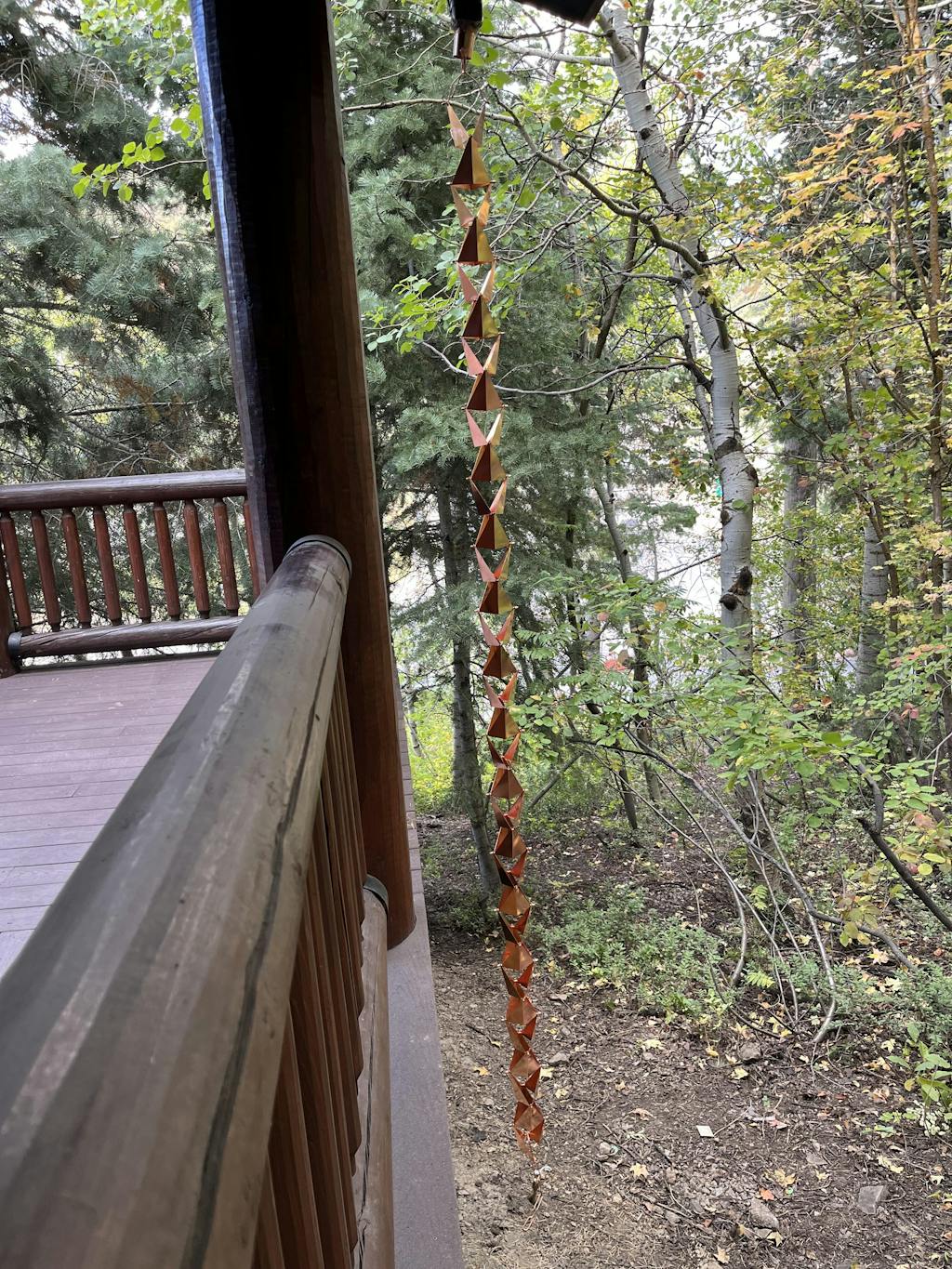 Origami™ Rain Chain | Cup Style Rain Chain - Free Shipping