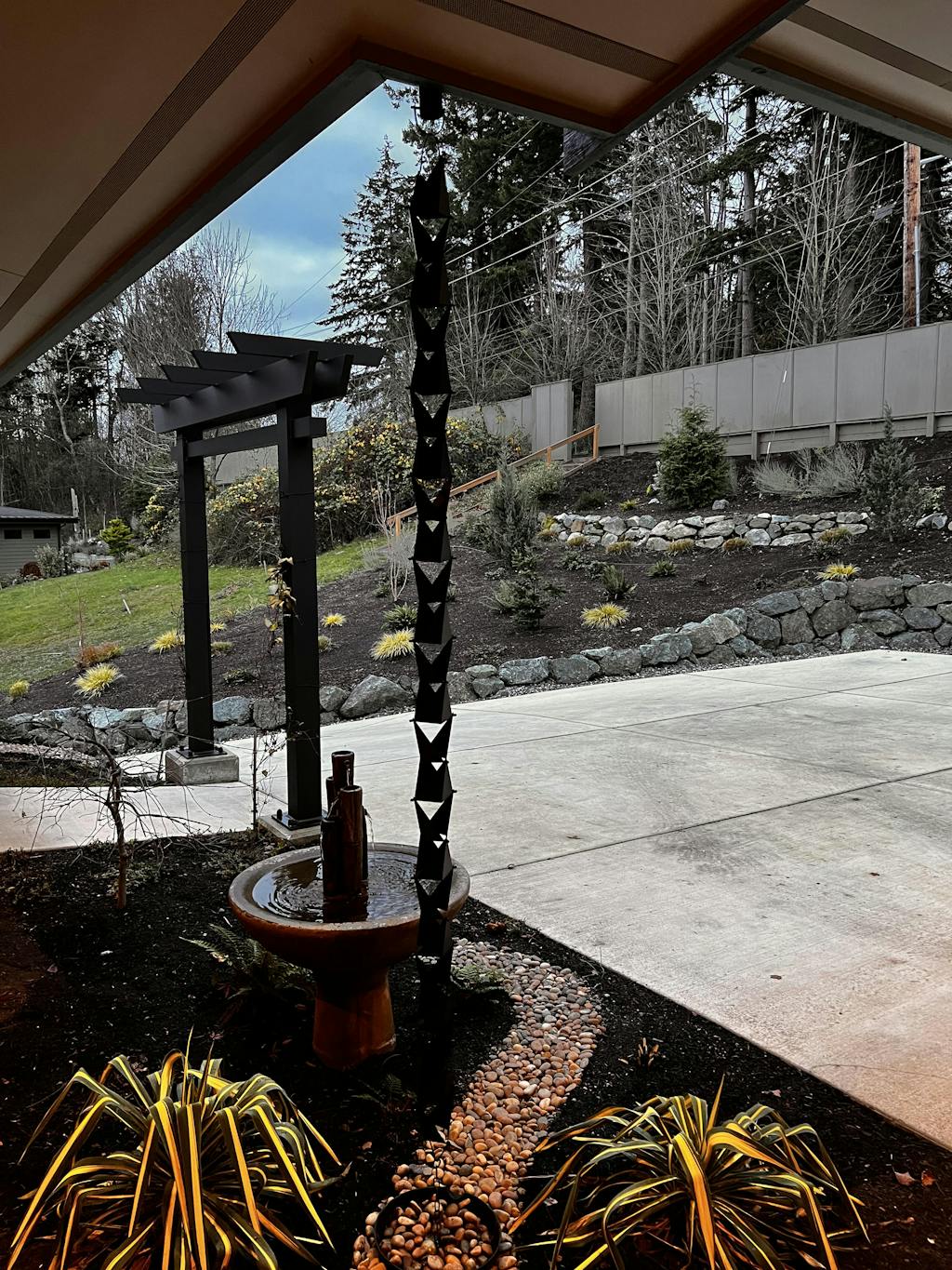 Origami™ Rain Chain | Cup Style Rain Chain - Free Shipping