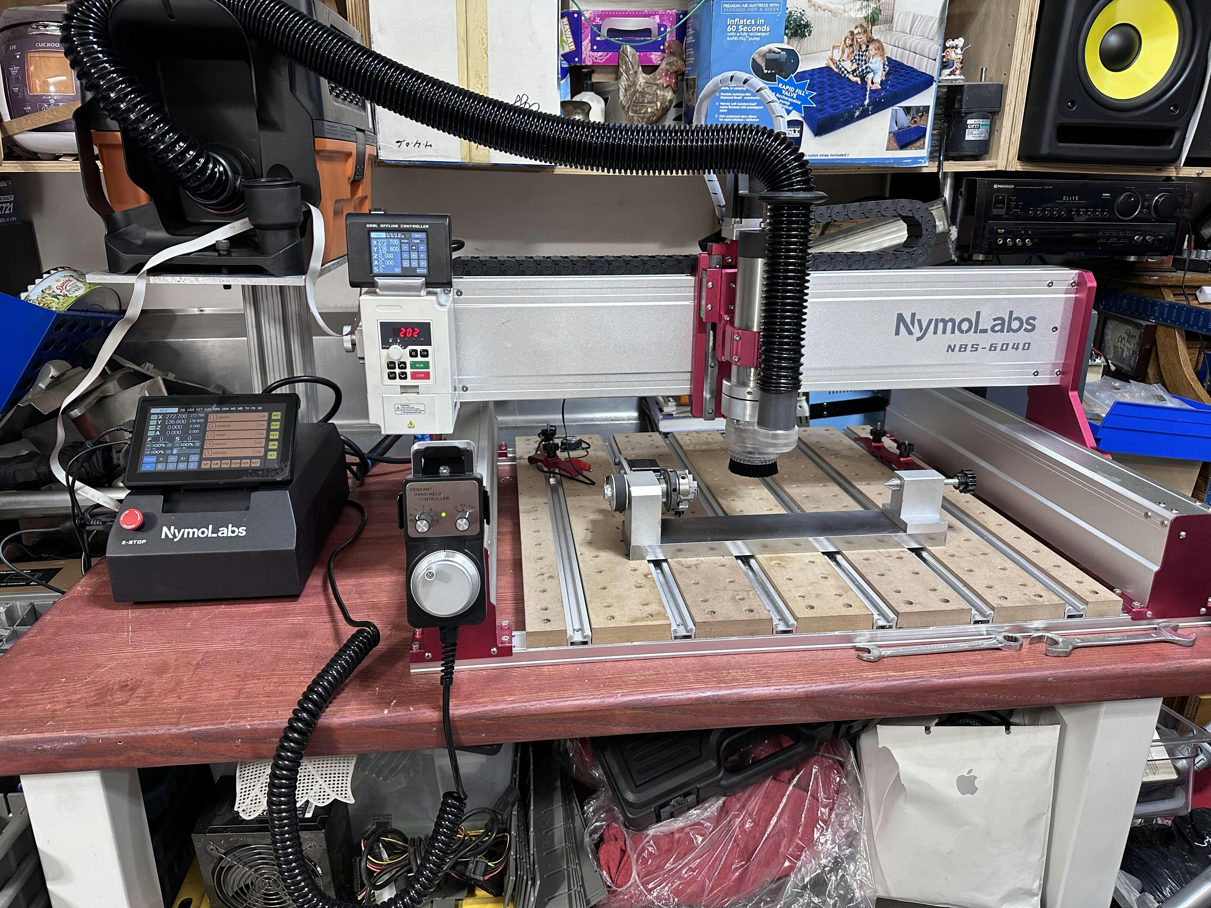 NymoLabs 4 AXIS Offline GRBL Control Module with 7inch IPS Touch Screen