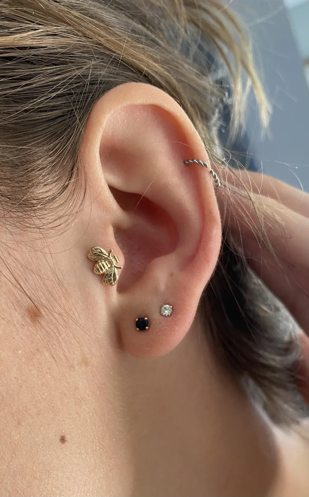 MAYA - Piercing Or - Obsidian Piercing