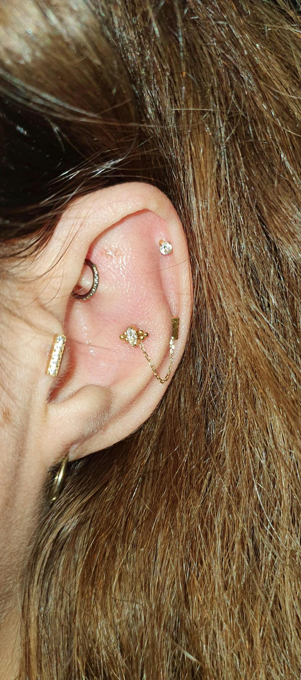 BOSONA - Piercing Titane - Obsidian Piercing