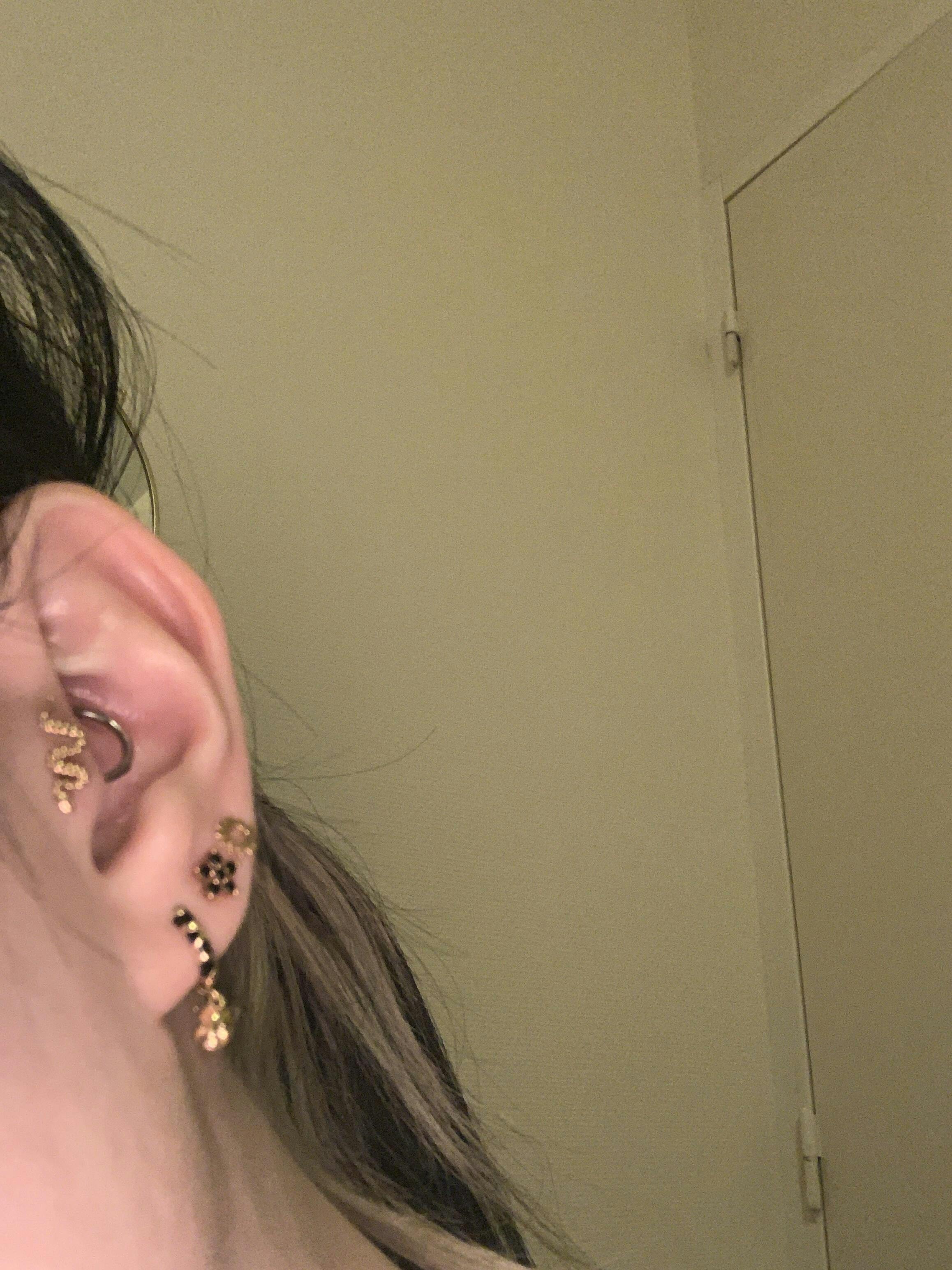 SERPENT - Piercing Titane - Obsidian Piercing