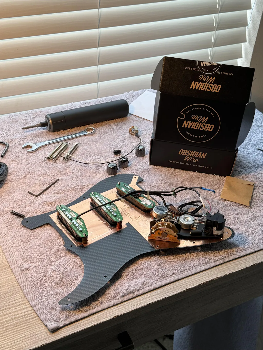 Custom '7 Way' Wiring Harness for Strat® | Gilmour Mod – ObsidianWire