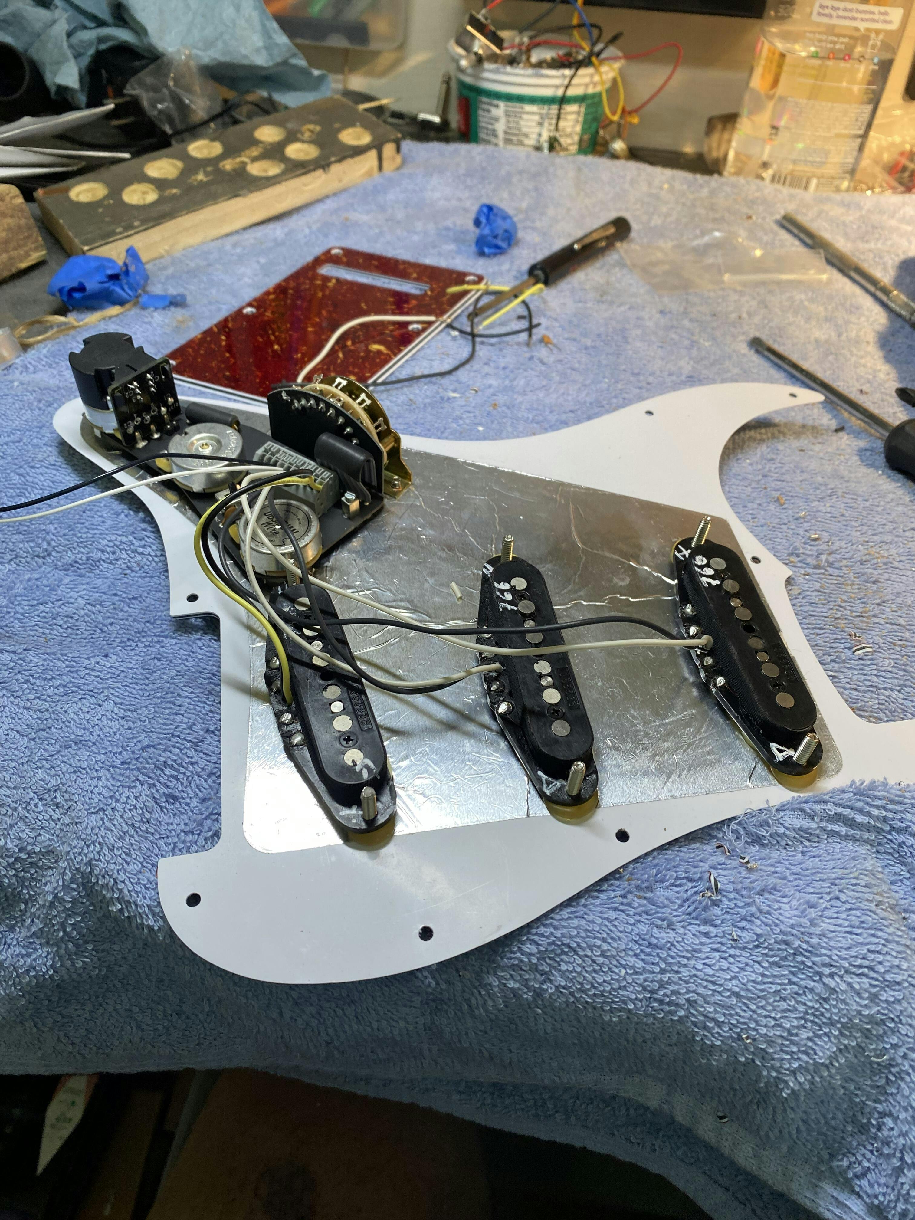 Custom '7 Way' Wiring Harness for Strat® | Gilmour Mod – ObsidianWire