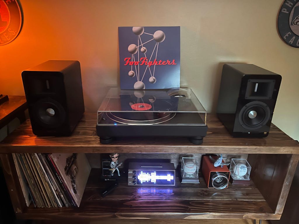 Rec Vinyl Record Storage Entertainment Center – Ocean Beach Pallet Co.