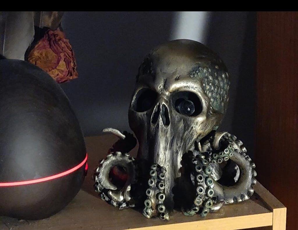 Cthulhu Skull, H.P. Lovecraft Monster, Bronze Octopus Dragon - Oddities ...