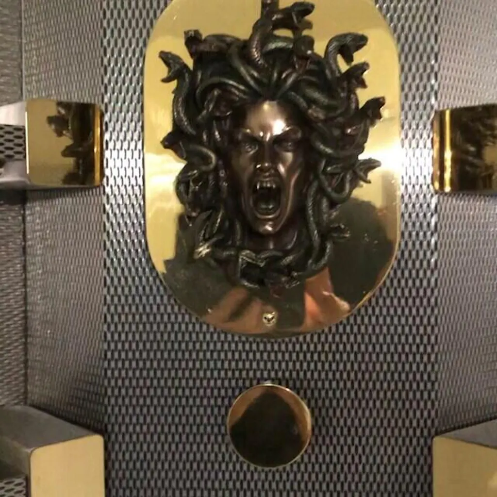 Medusa Wall Statue, Mythological Monster, 7 Inch Bronze Plaque ...