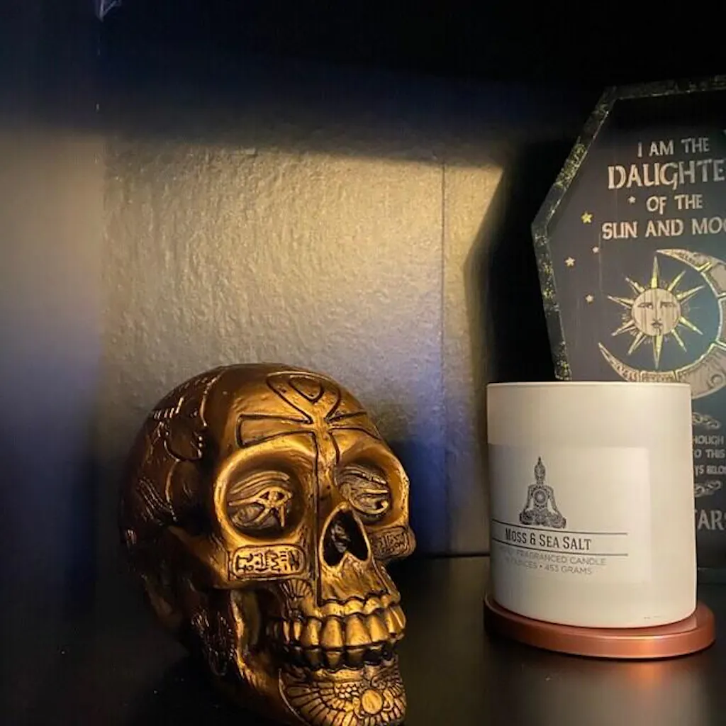 Egyptian Skull, Ancient Egyptian Sculpture - Oddities For Sale has unique