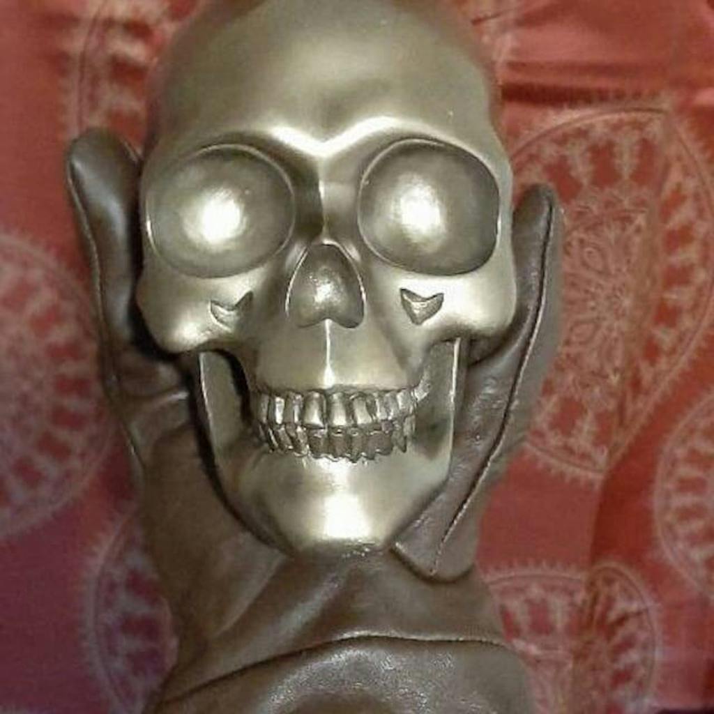 Bronze Skull, Modern Decor, Human Skull, Oddities - Oddities For Sale ...